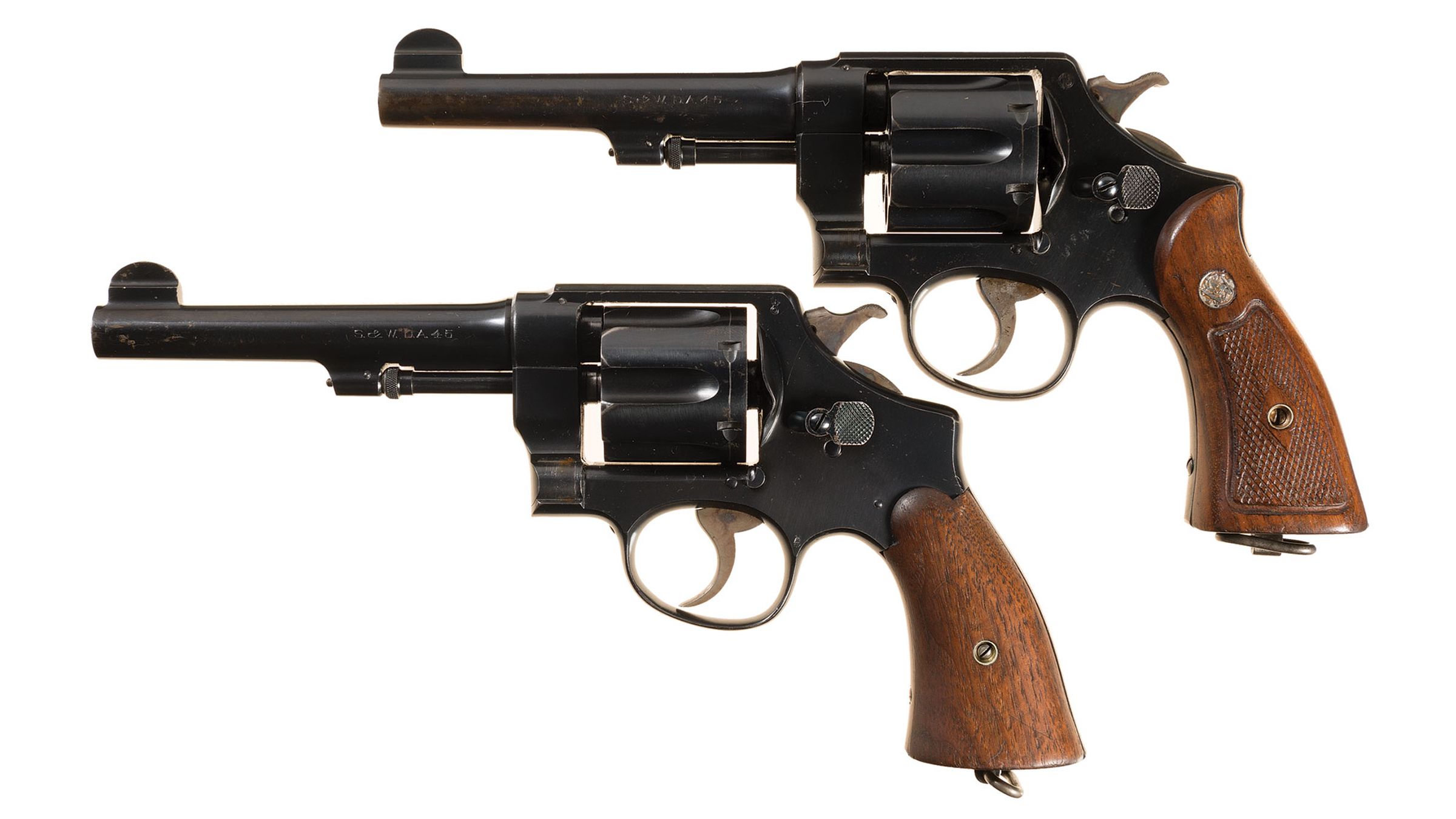 Two Smith & Wesson Model 1917 Double Action Revolvers | Rock Island Auction