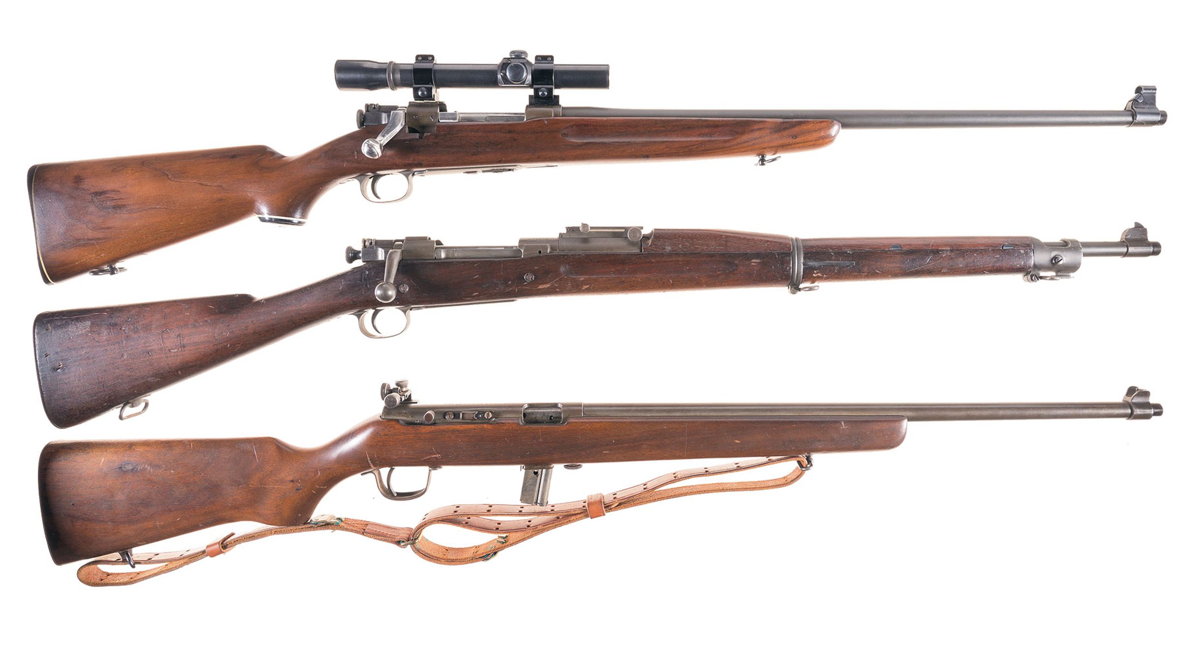Three Rifles | Rock Island Auction