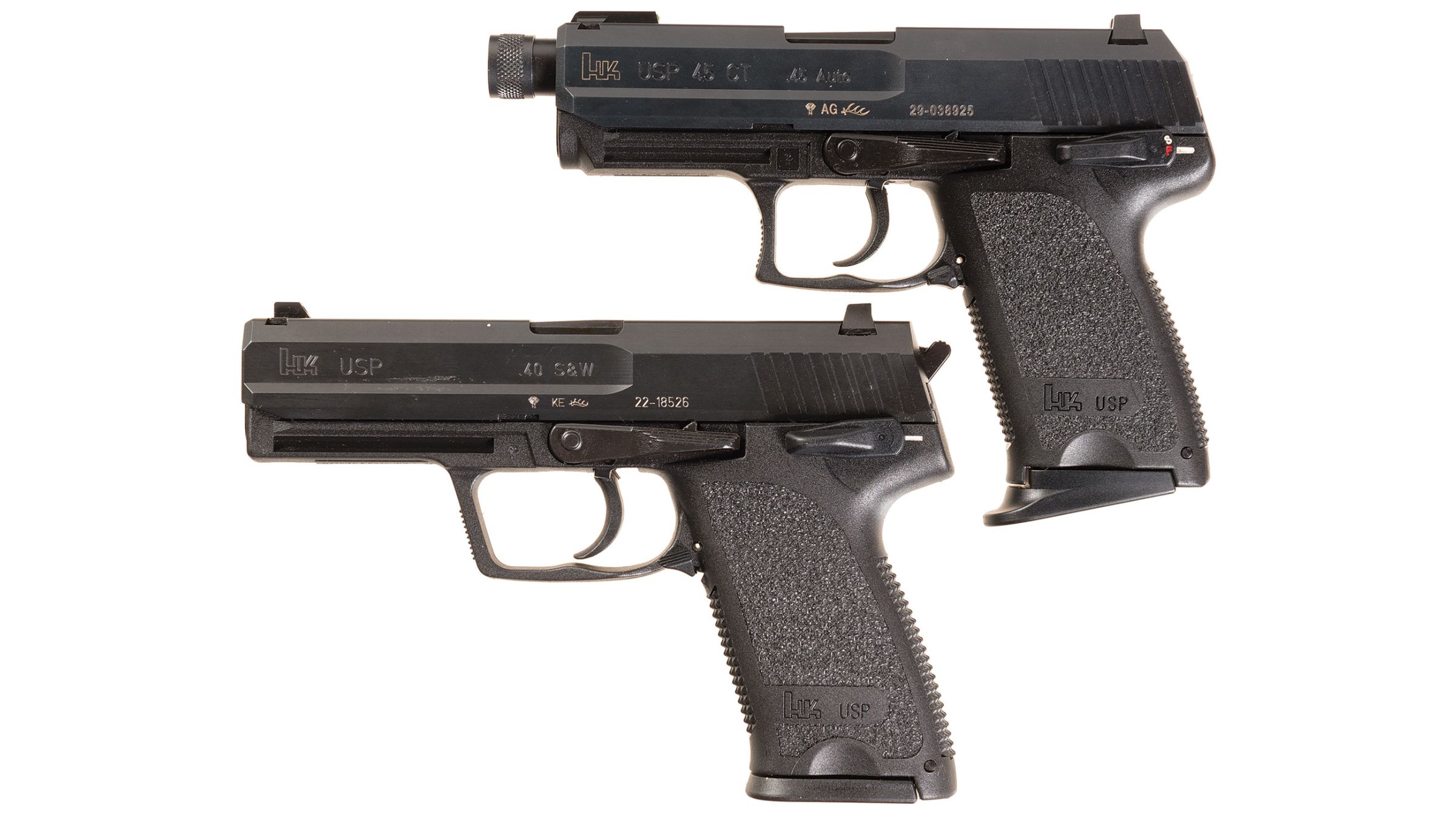 Two Heckler & Koch USP Semi-Automatic Pistols | Rock Island Auction