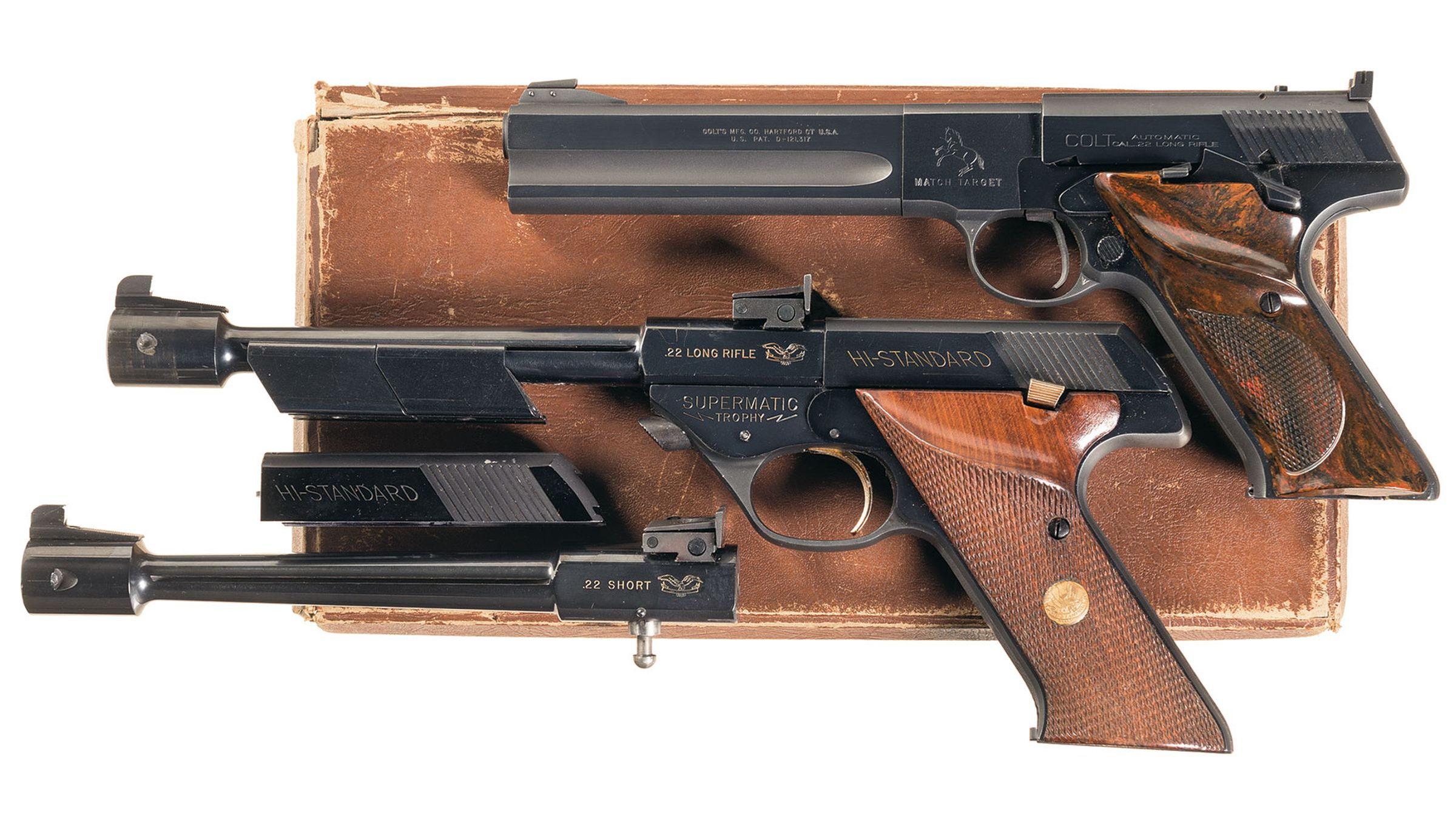 Two Semi-Automatic Rimfire Target Pistols | Rock Island Auction