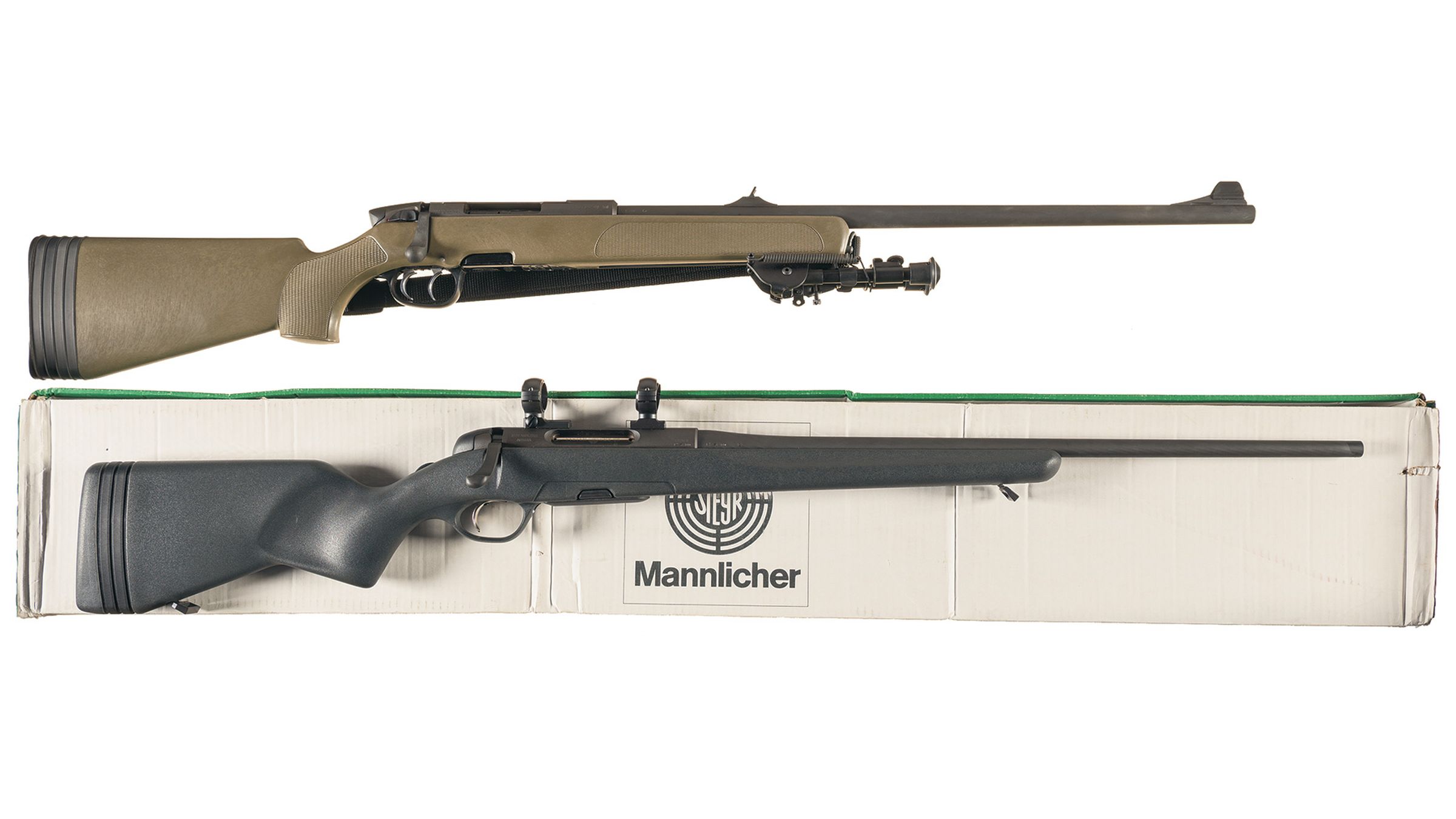 Two Steyr Bolt Action Rifles | Rock Island Auction