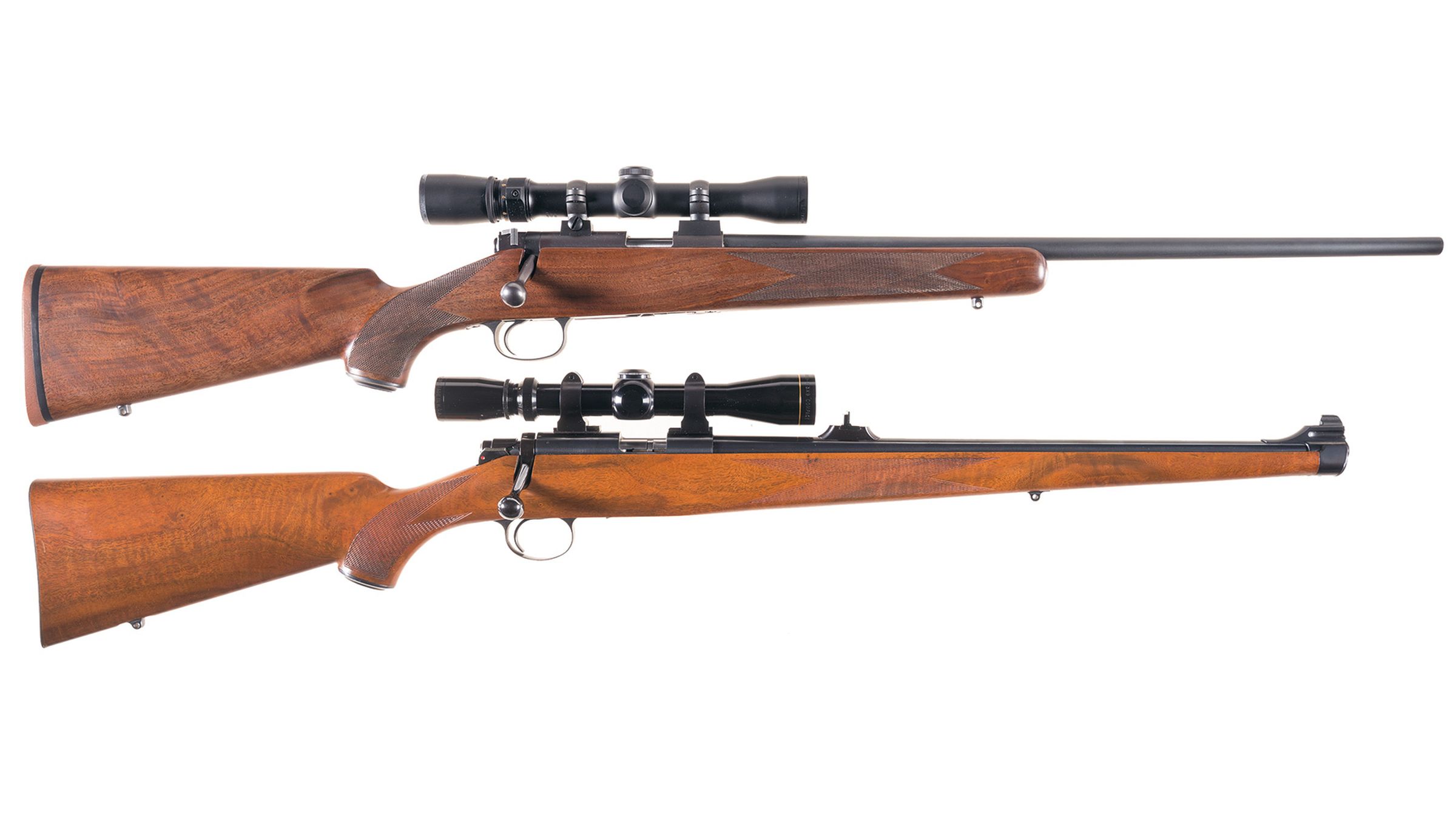 Two Scoped Kimber Bolt Action Rifles | Rock Island Auction
