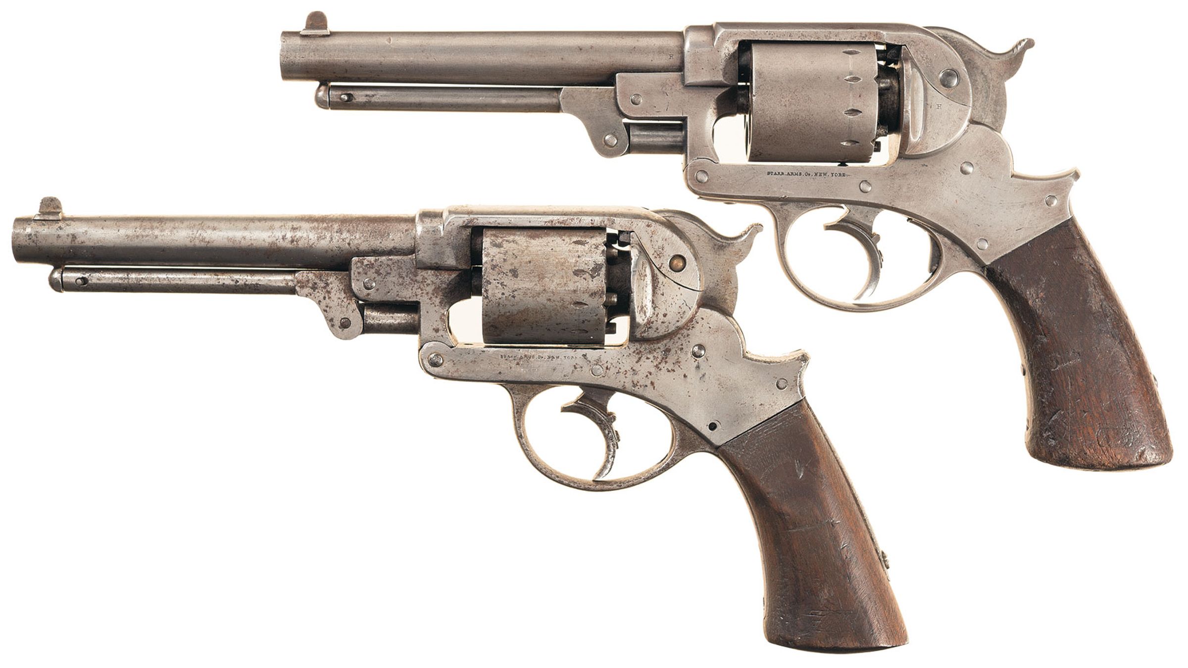 Two Civil War U.S. Starr Model 1858 Army Percussion Revolvers | Rock ...