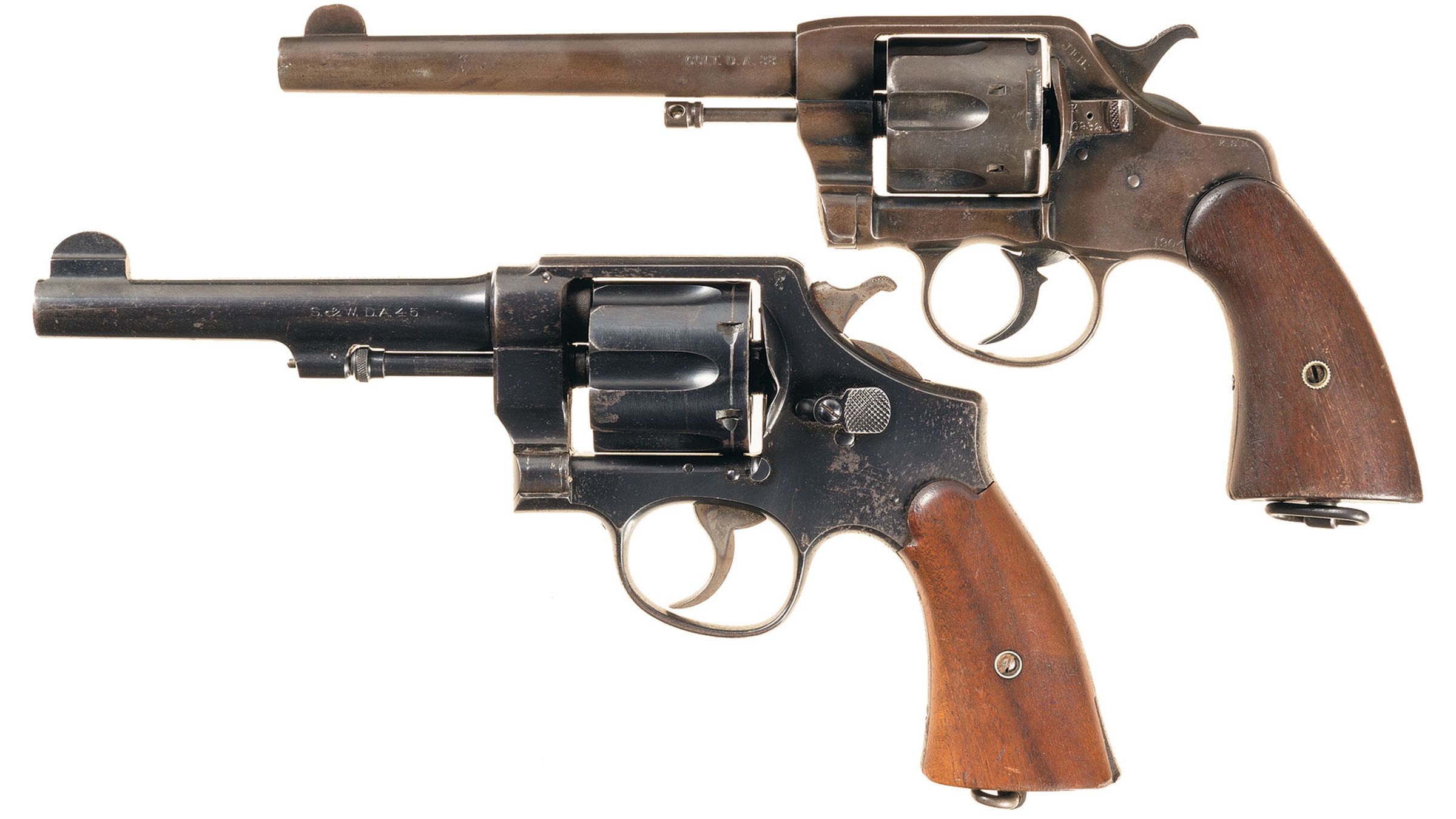 Two U.S. Army Double Action Revolvers | Rock Island Auction