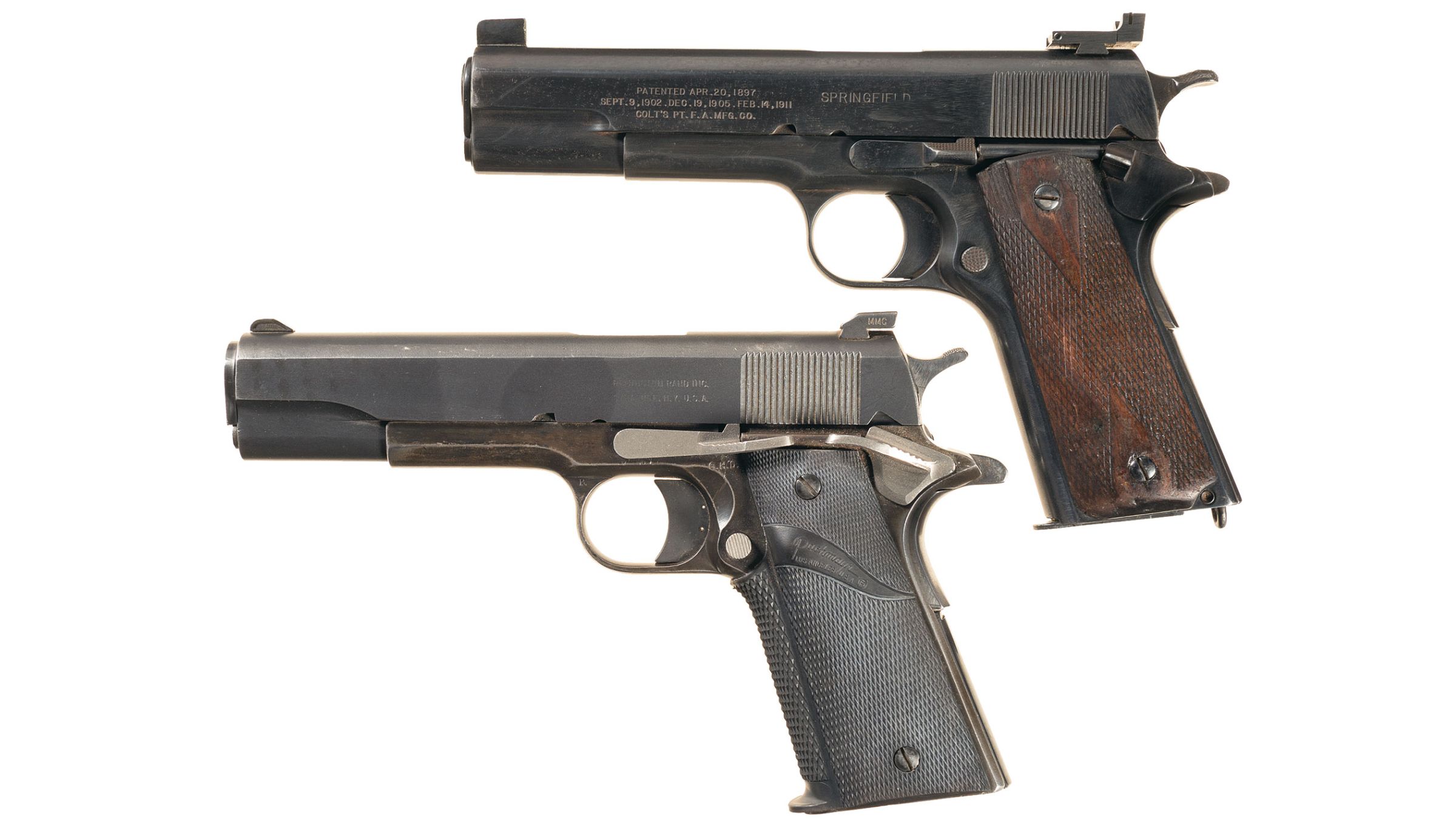 Two U.S. Military Semi-Automatic Pistols | Rock Island Auction