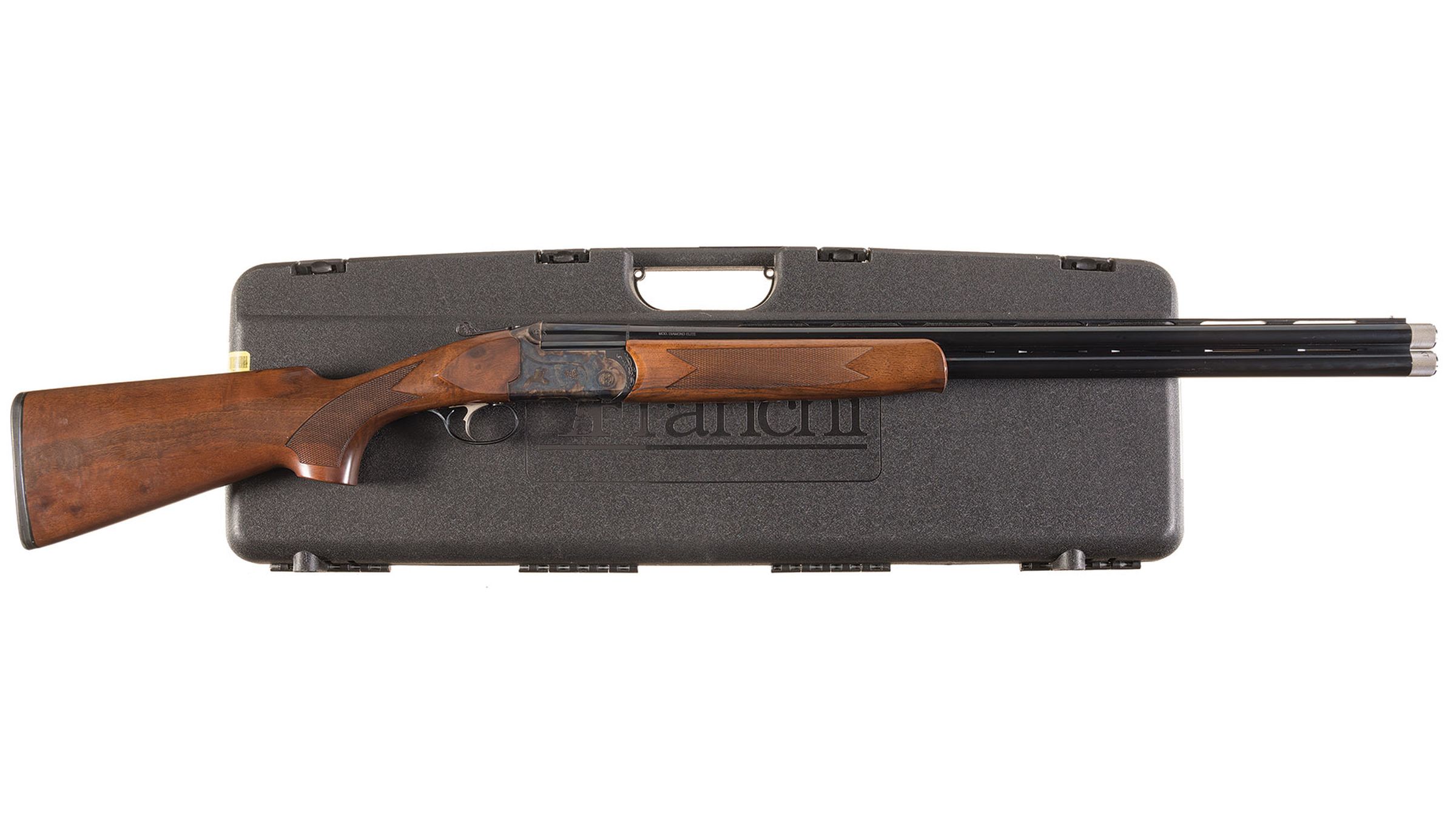 Engraved Franchi Diamond Grade Over/Under Shotgun with Case | Rock ...