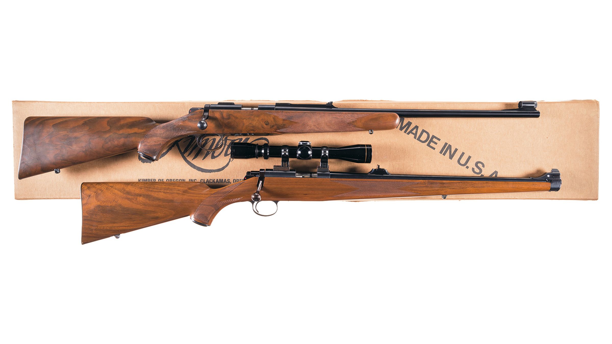 Two Kimber Bolt Action Rifles | Rock Island Auction