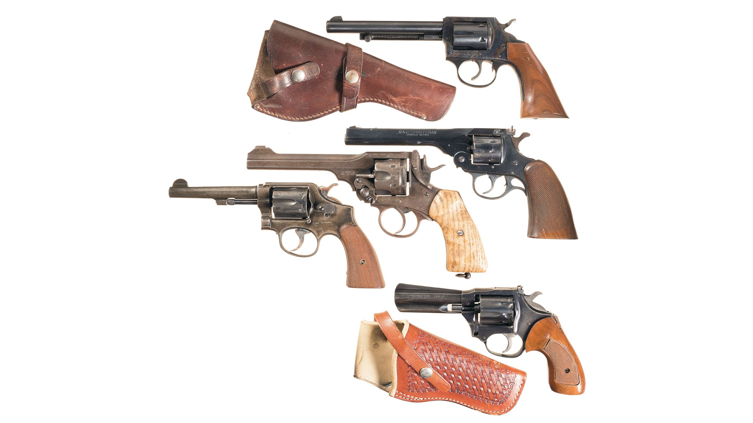 Five Double Action Revolvers | Rock Island Auction