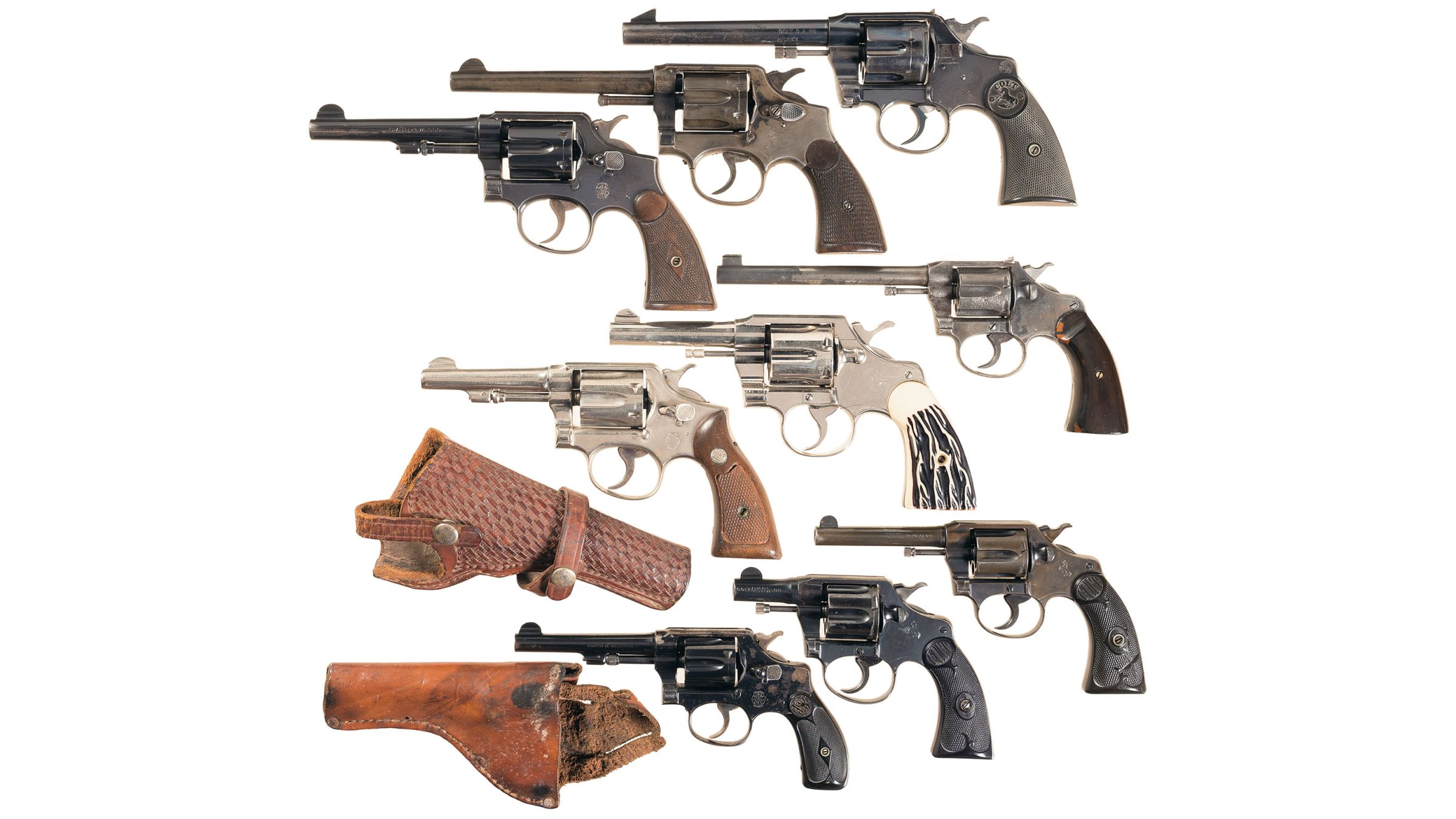 Nine Double Action Revolvers | Rock Island Auction