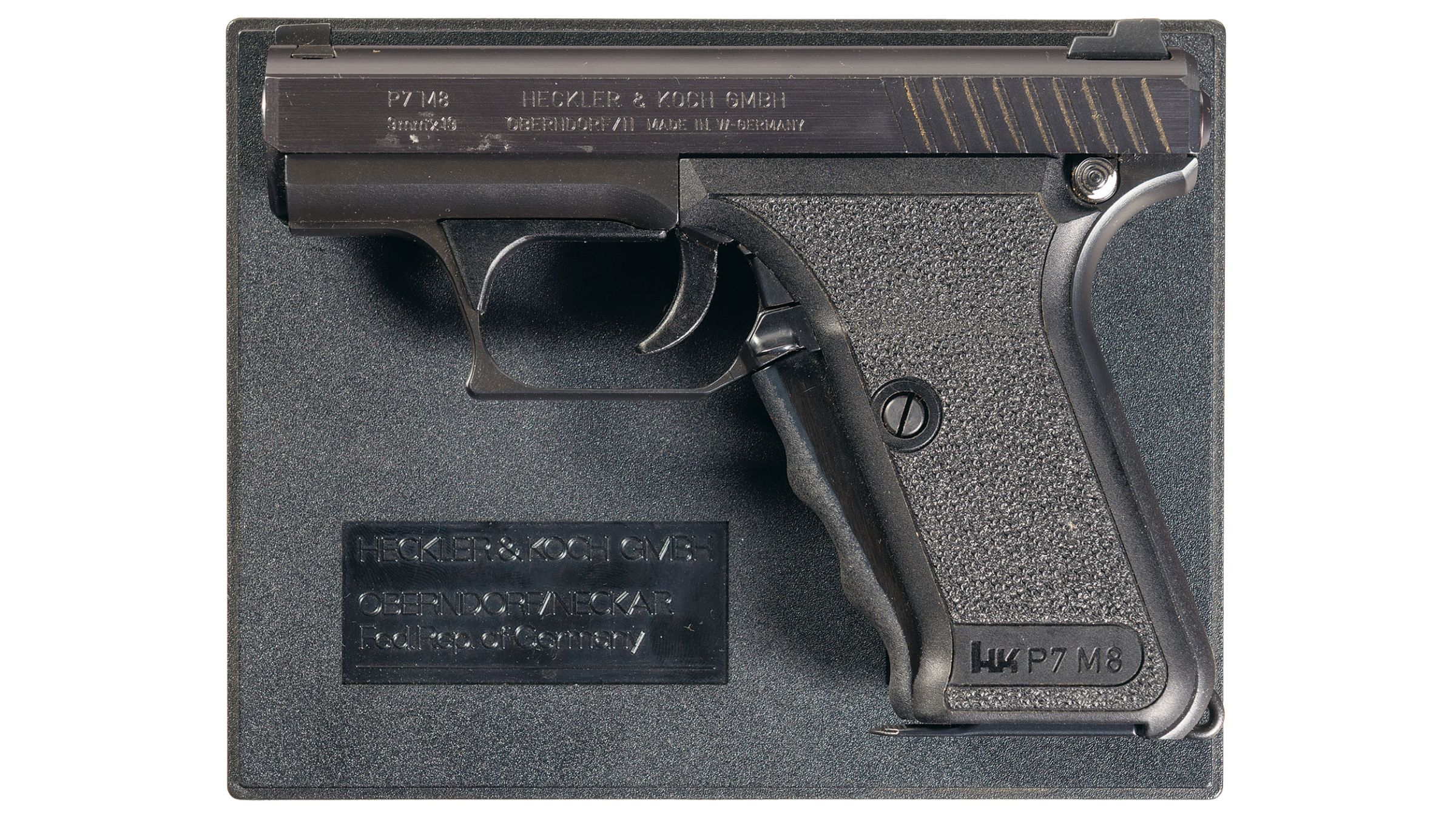 Heckler & Koch P7 M8 Squeeze Cocker Semi-Automatic Pistol | Rock Island ...