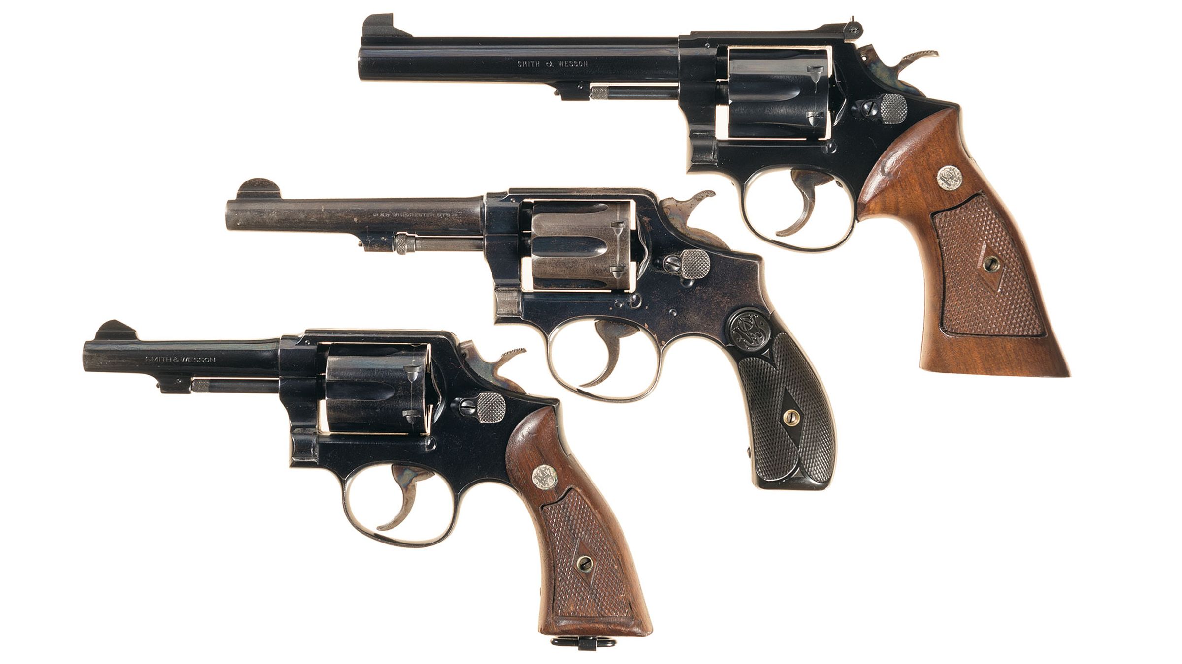 Three Smith & Wesson Double Action Revolvers | Rock Island Auction