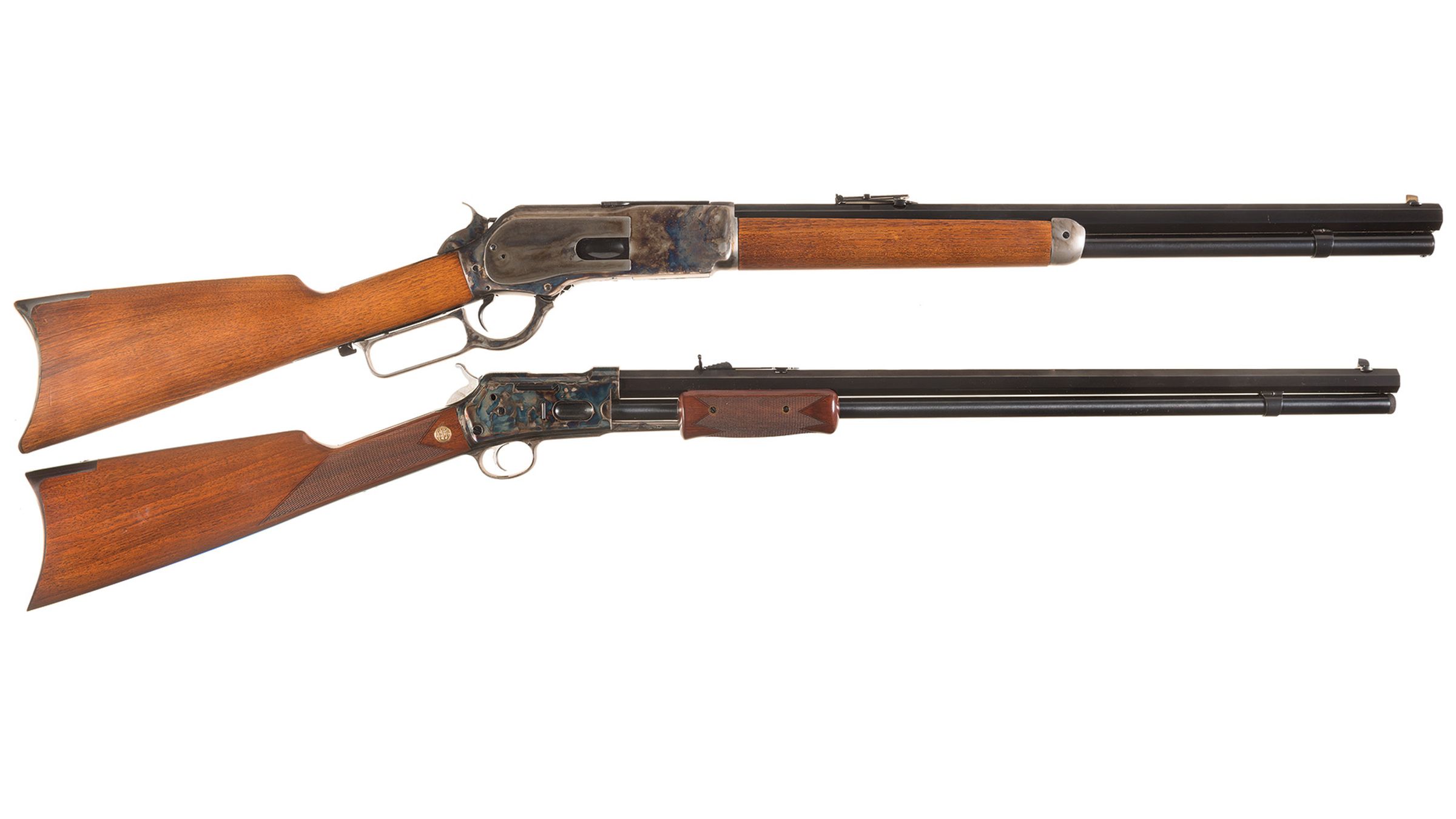 Two Reproduction Old West Repeating Rifles | Rock Island Auction