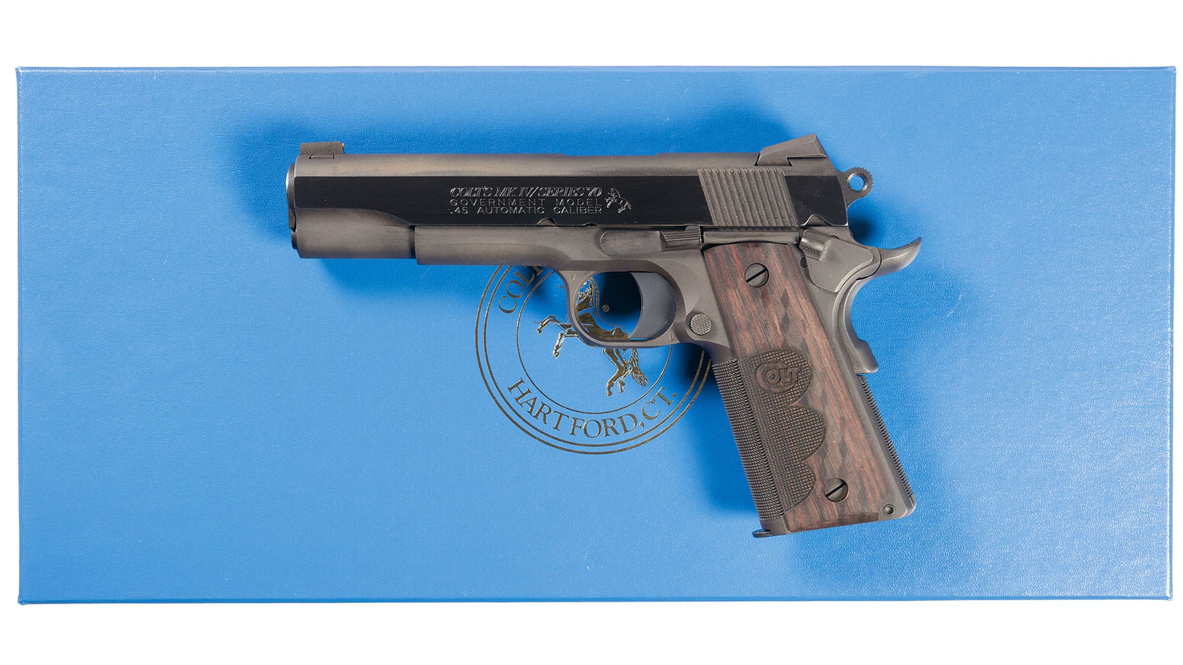 Colt Mk IV Series 70 Wiley Clapp Government Model Pistol | Rock Island ...