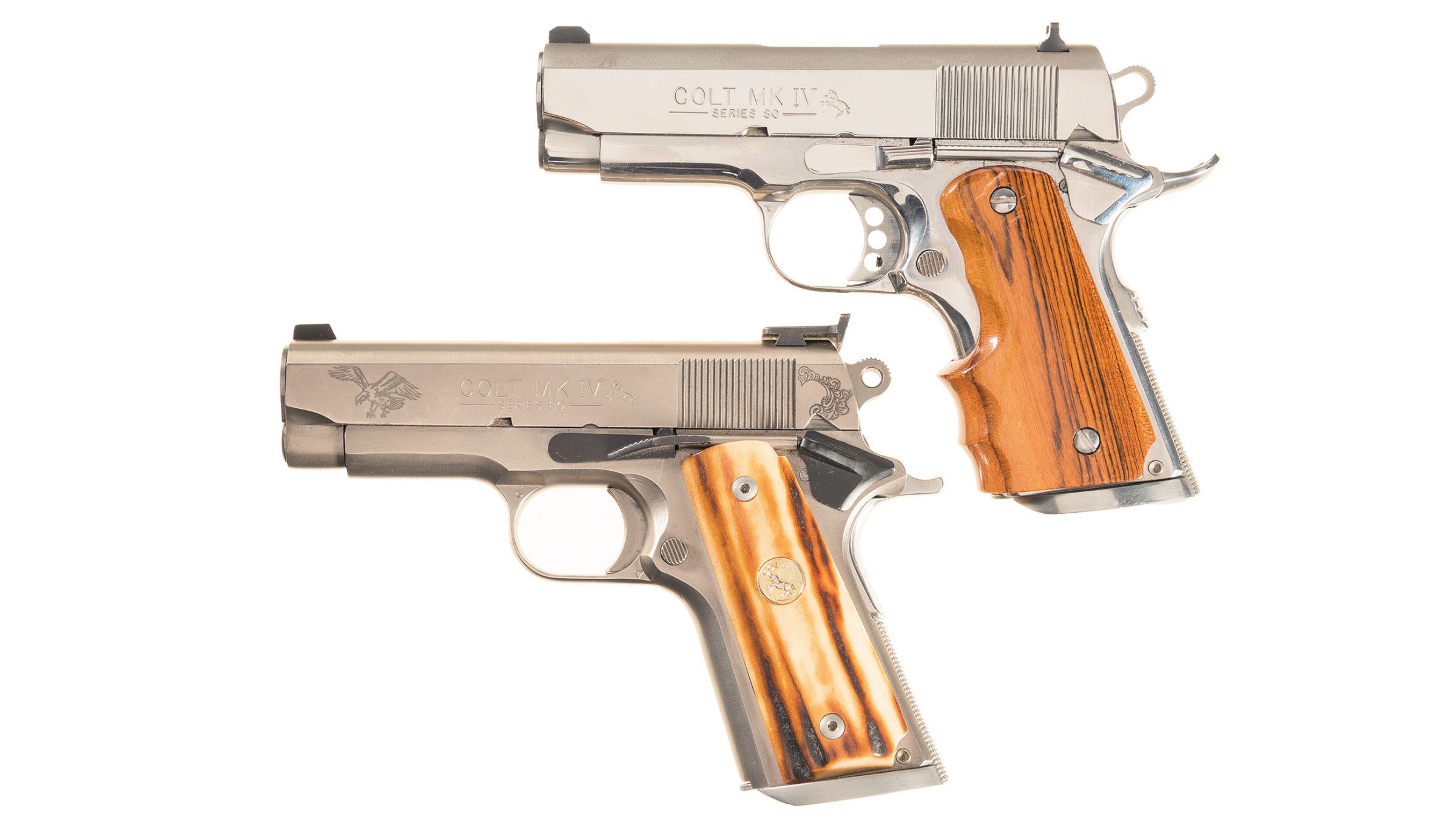 Two Colt Officer's ACP Semi-Automatic Pistols | Rock Island Auction