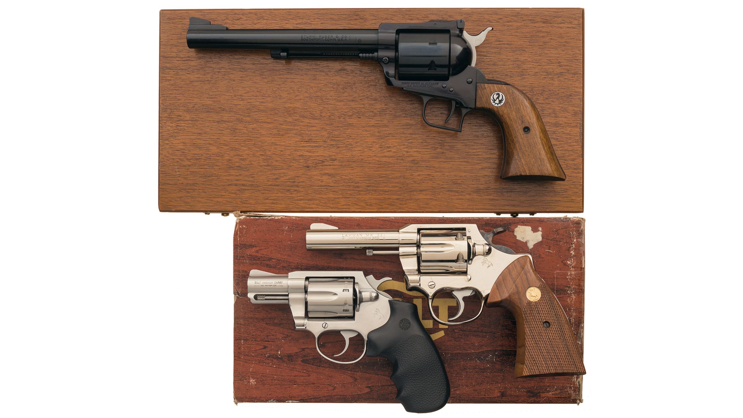 Three Revolvers | Rock Island Auction