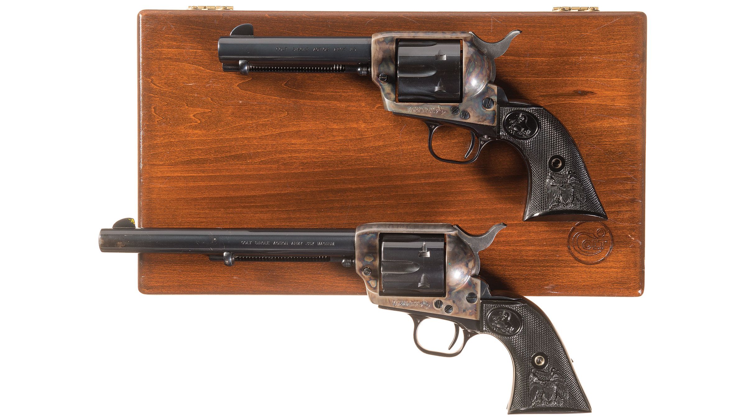 Two Colt Third Generation Single Action Army Revolvers | Rock Island Auction