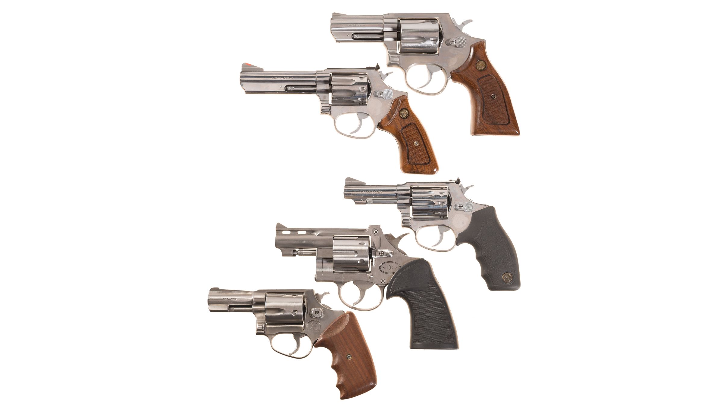 Five Double Action Revolvers | Rock Island Auction