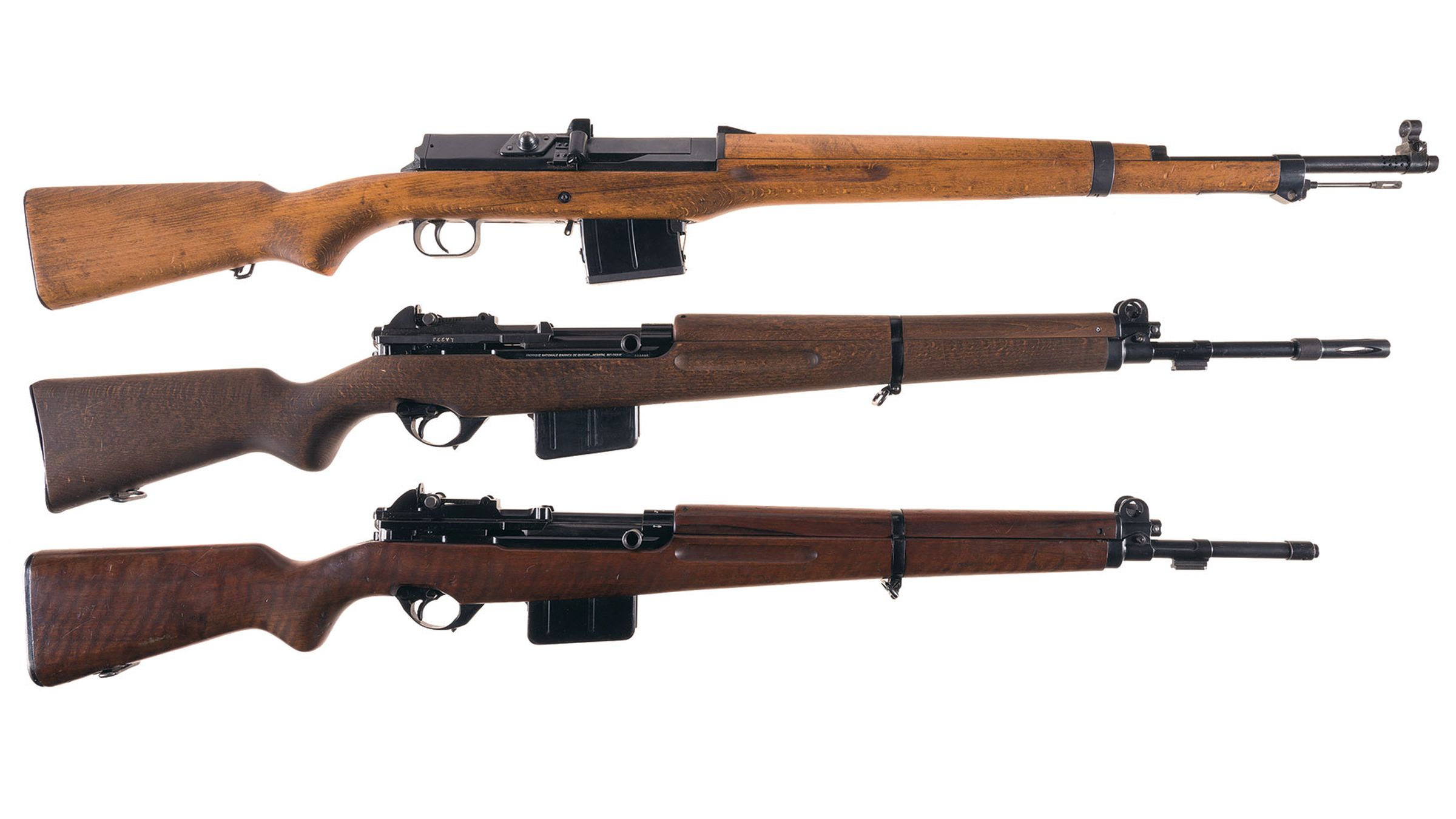 Three Military Semi-Automatic Rifles | Rock Island Auction