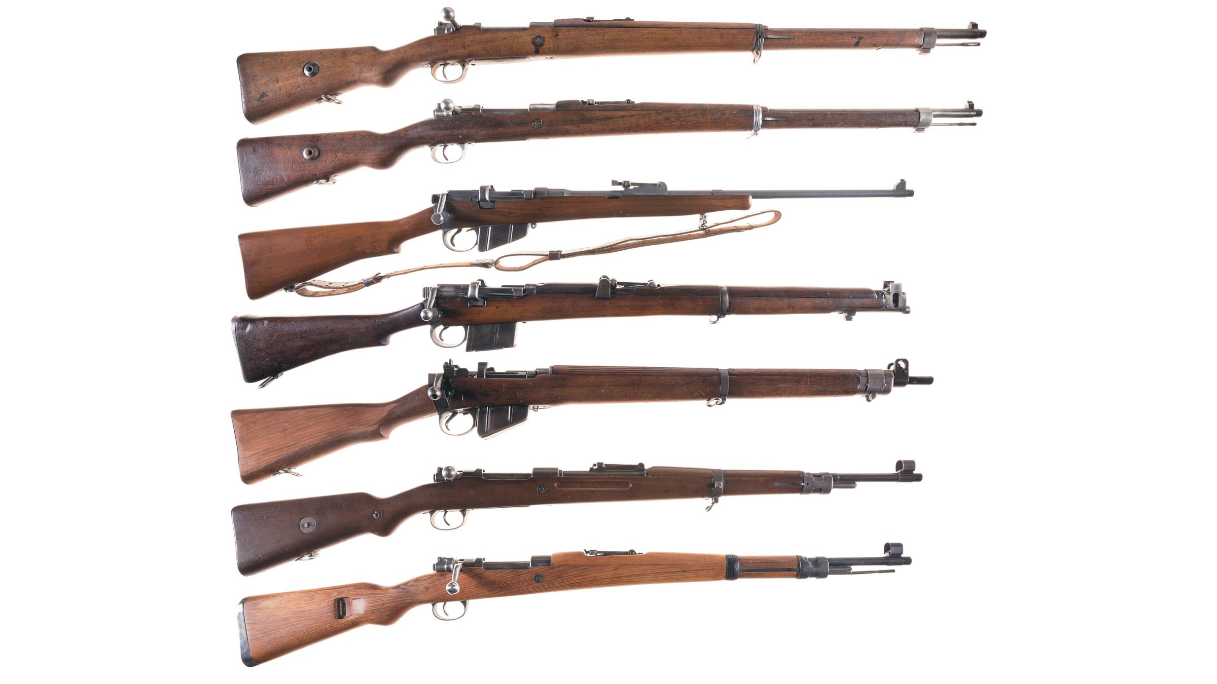 Seven Military Bolt Action Rifles | Rock Island Auction