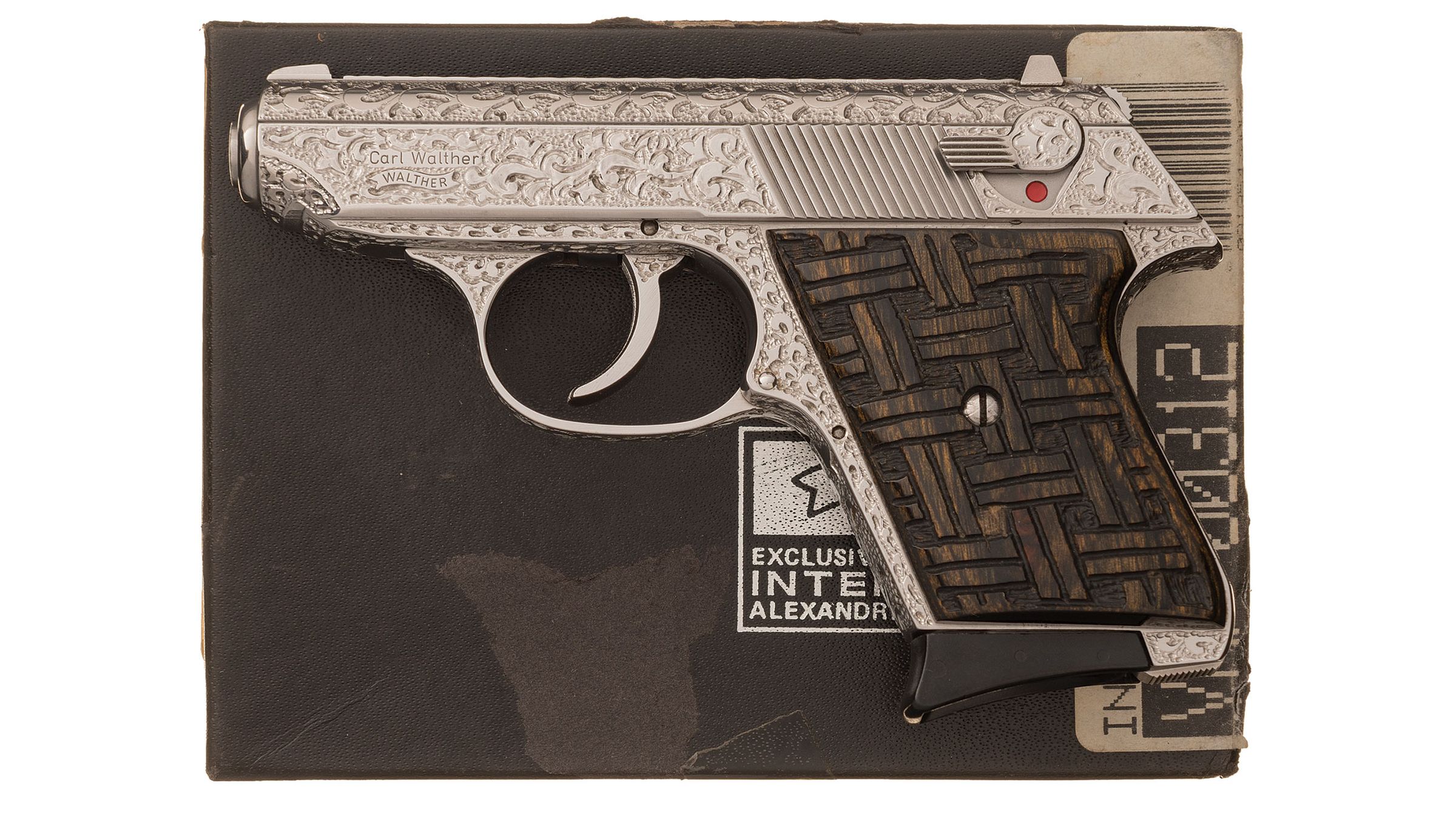 Engraved Walther TPH Pistol with Matching Box | Rock Island Auction