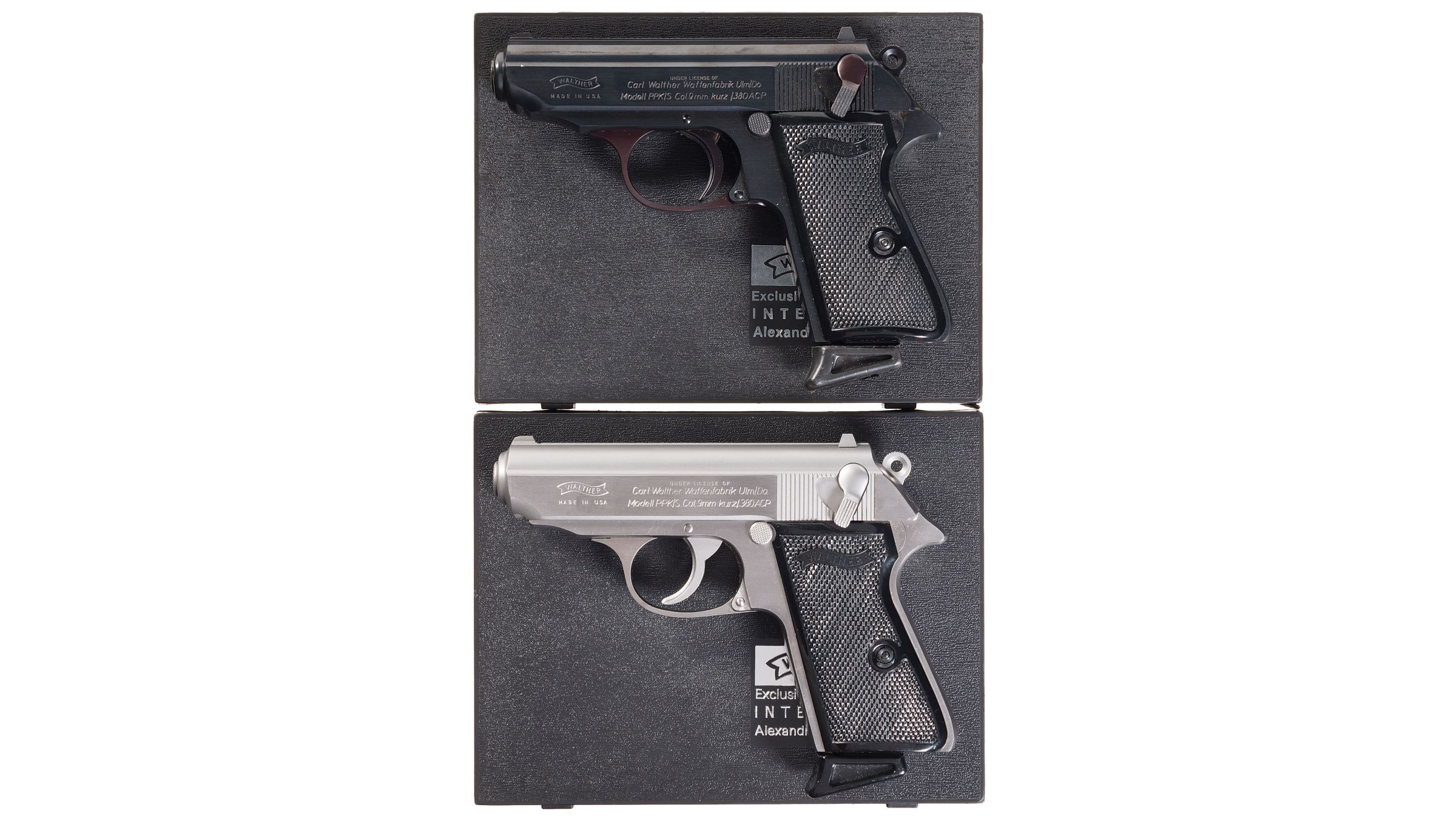 Two Cased Walther PPK/S Pistols with Matching Serial Numbers | Rock ...