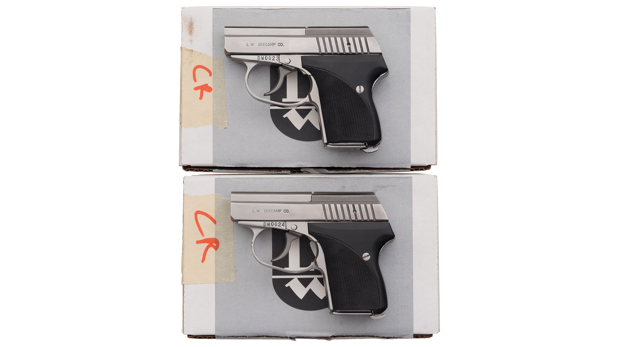 Two Boxed Consecutively Serialized L.W. Seecamp Pistols | Rock Island ... Two Boxed Consecutively Serialized L.W. Seecamp Pistols | Rock Island ...
