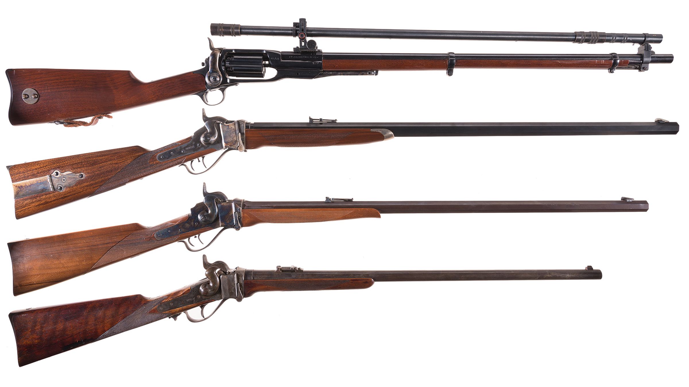 Four Reproduction Rifles | Rock Island Auction