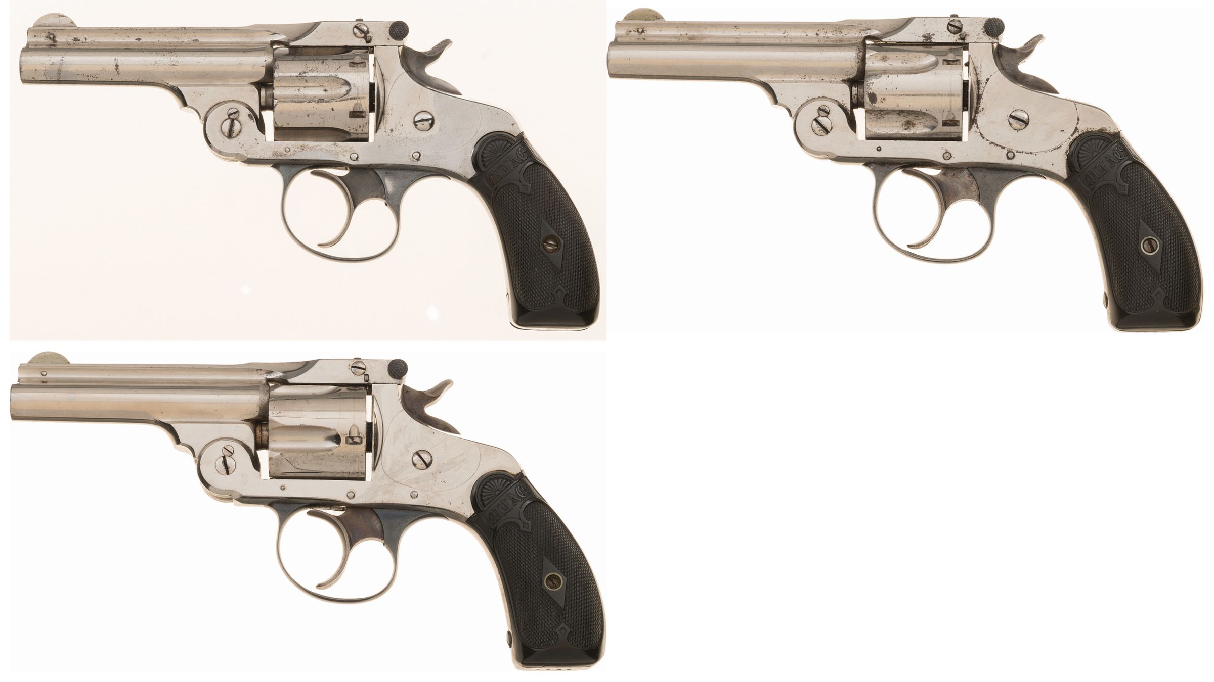 Three Marlin Model 1887 Top Break Double Action Revolvers | Rock Island ...