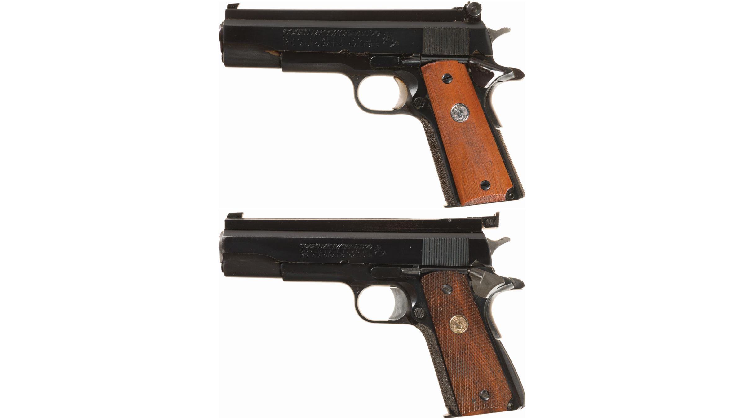 Two Upgraded Colt 1911 Pattern Semi-Automatic Pistols | Rock Island Auction