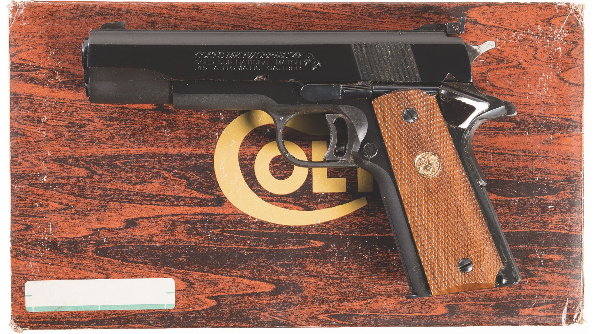 Colt Mk IV Series 70 Gold Cup National Match Pistol | Rock Island Auction