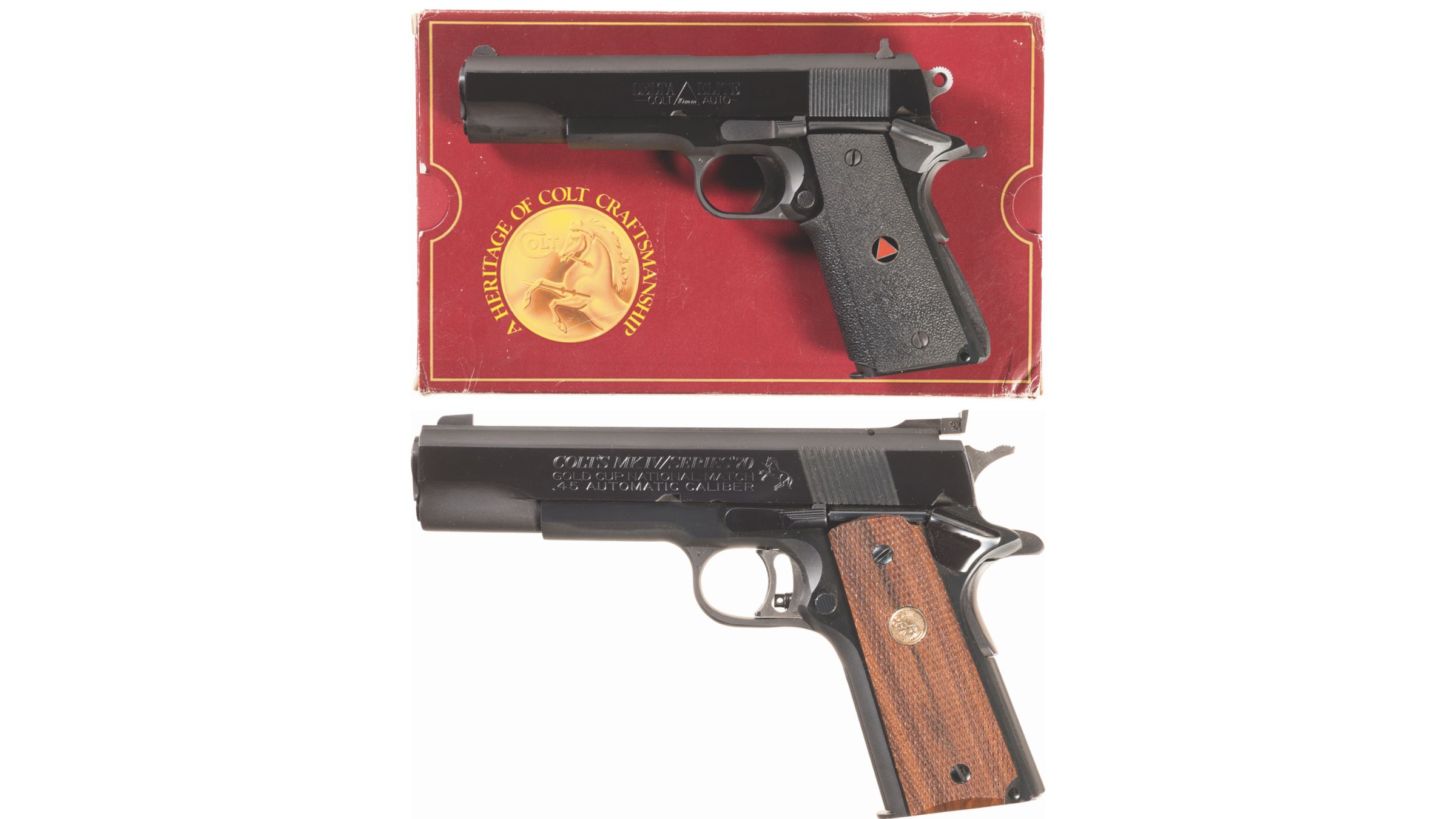Two Colt 1911 Pattern Semi-Automatic Pistols | Rock Island Auction