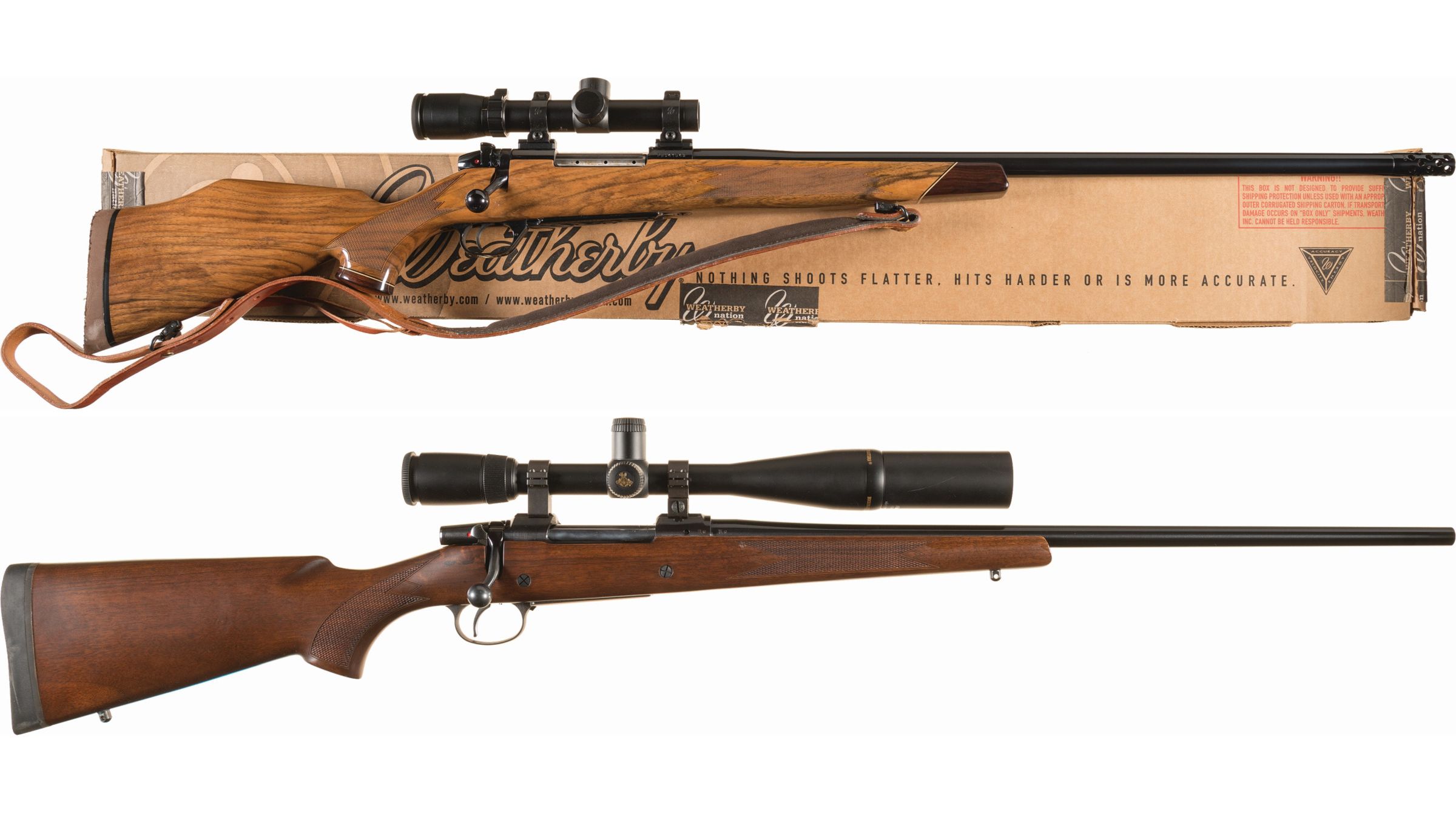 Two Bolt Action Rifles with Scopes | Rock Island Auction