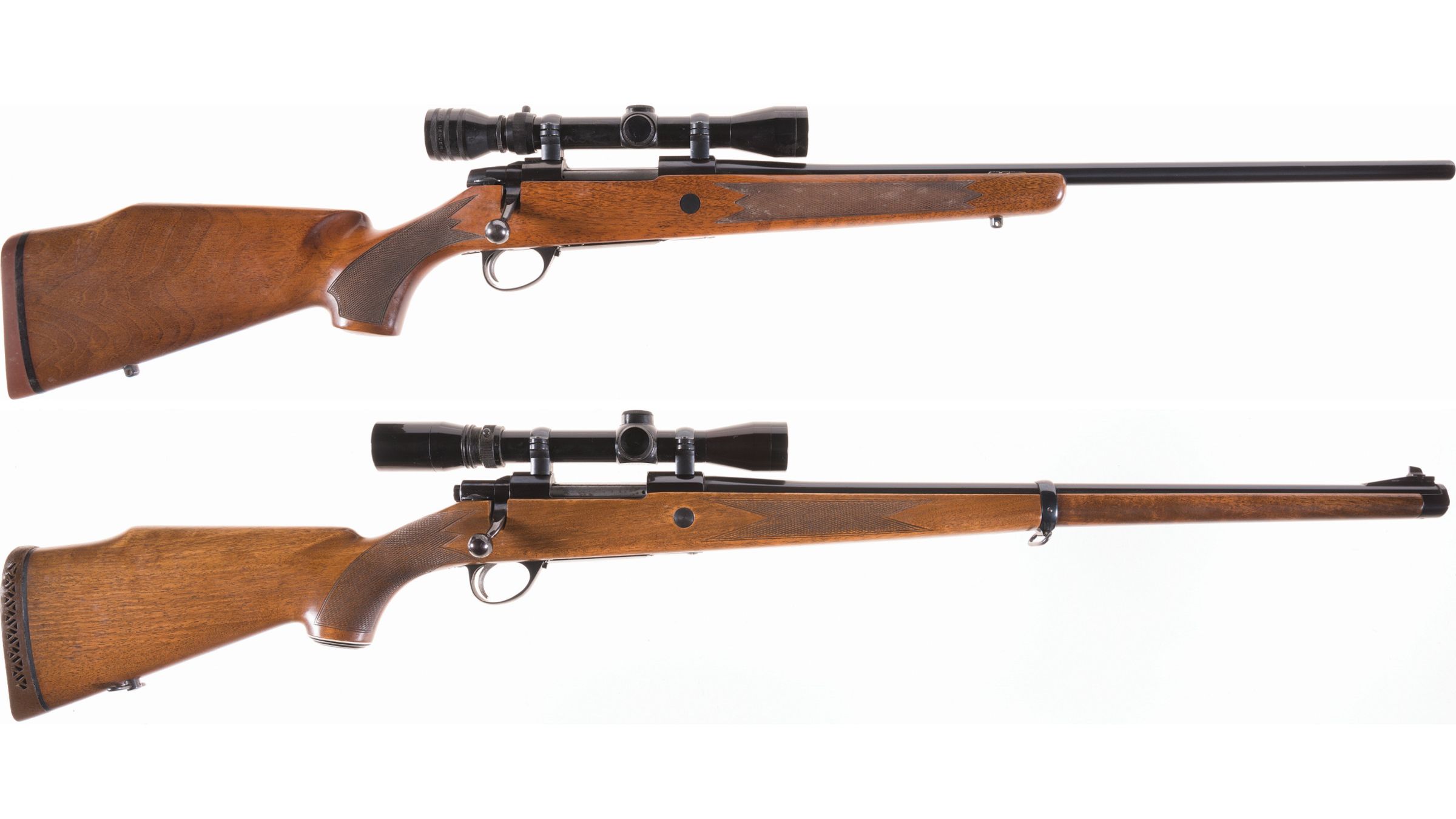 Two Sako Bolt Action Rifles with Scopes | Rock Island Auction