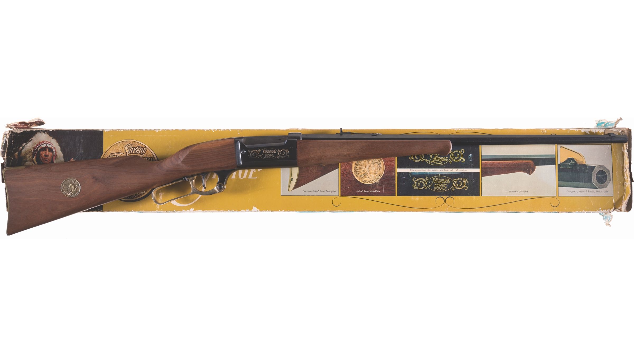 Savage Model 1895 75th Anniversary Lever Action Rifle with Box | Rock ...