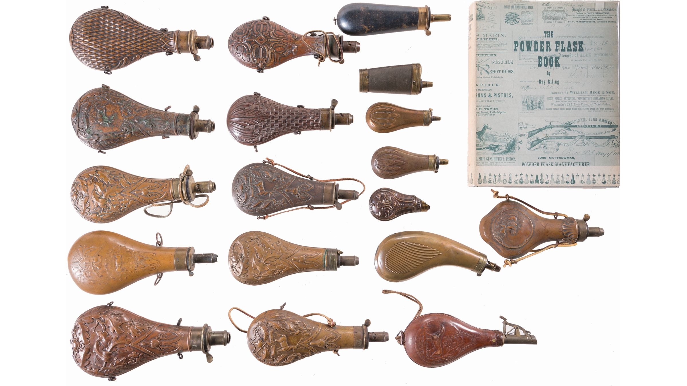 Powder Flasks and The Powder Flask Book | Rock Island Auction