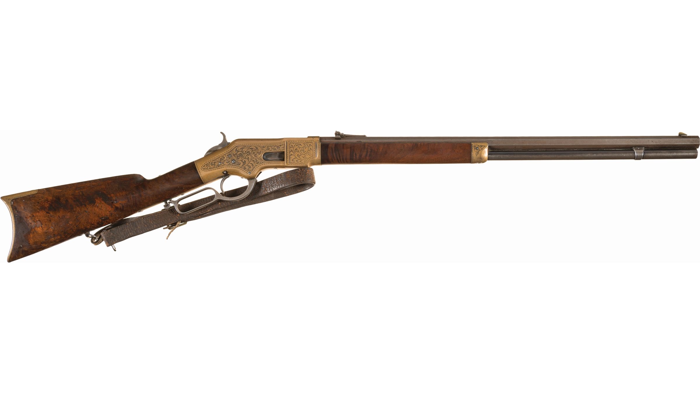 Deluxe Factory Engraved Winchester Model 1866 Lever Action Rifle | Rock ...