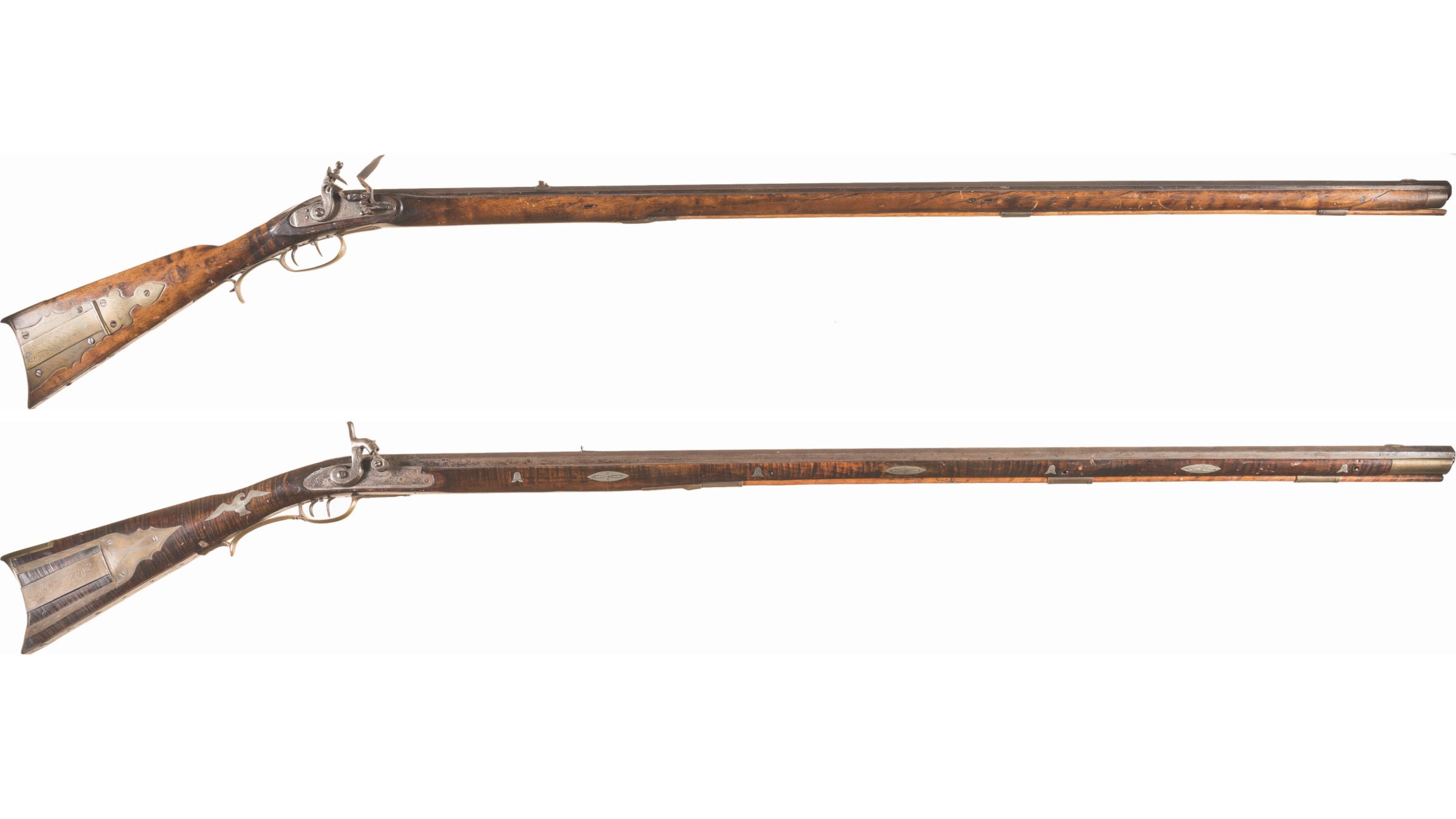 Two Engraved American Long Rifles | Rock Island Auction