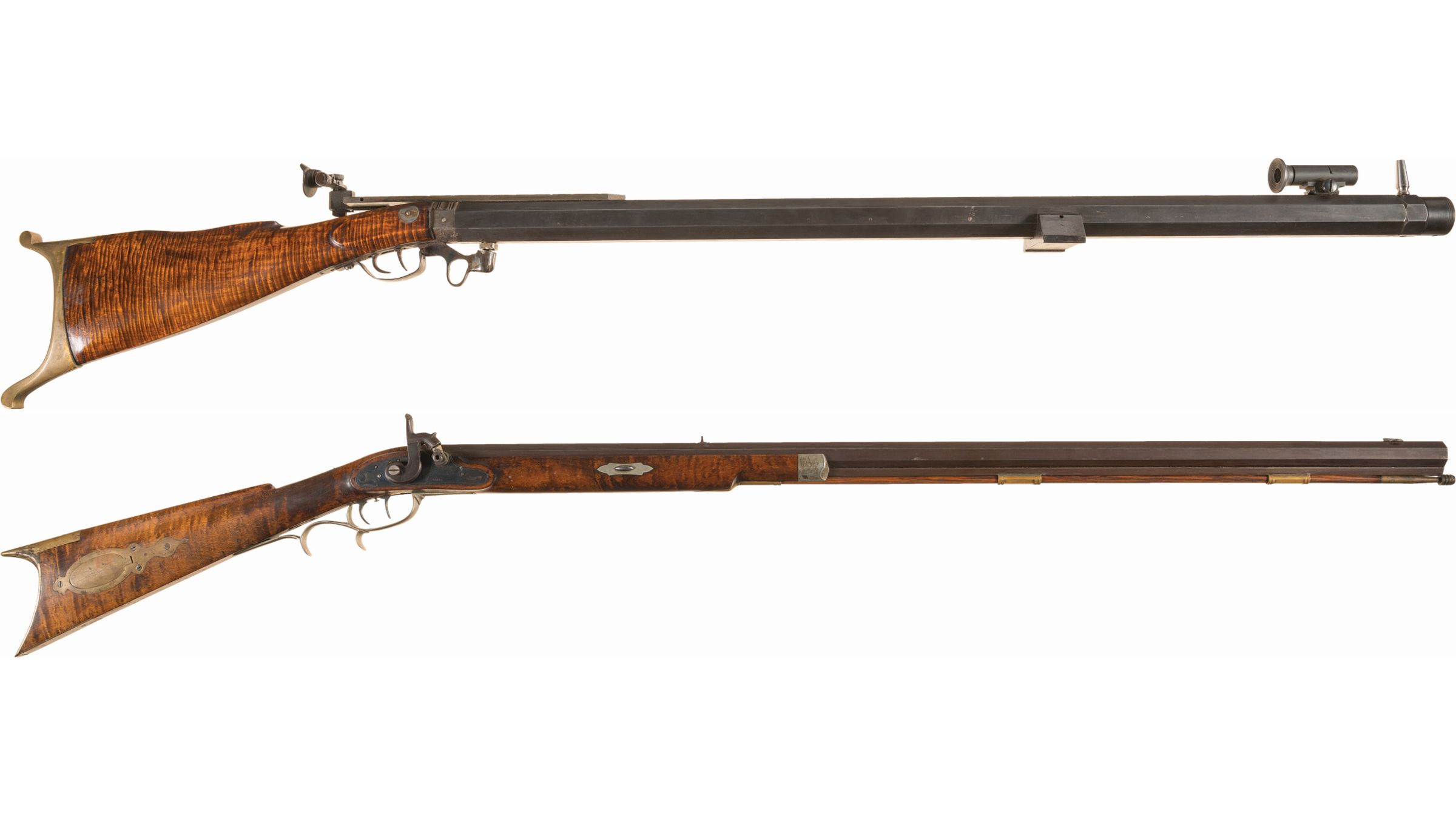 Two Contemporary Percussion Rifles | Rock Island Auction