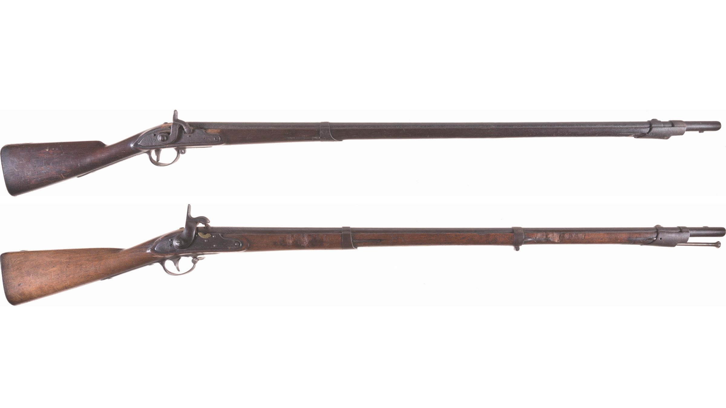 Two American Percussion Conversion Muskets | Rock Island Auction