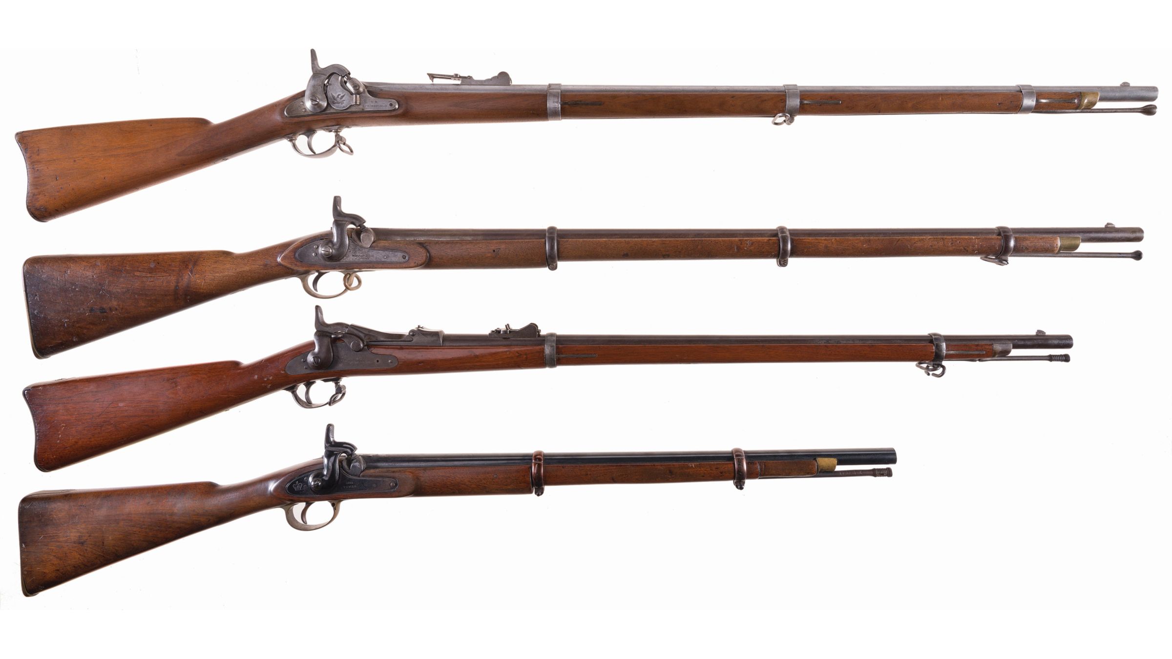 Four Antique Long Guns | Rock Island Auction
