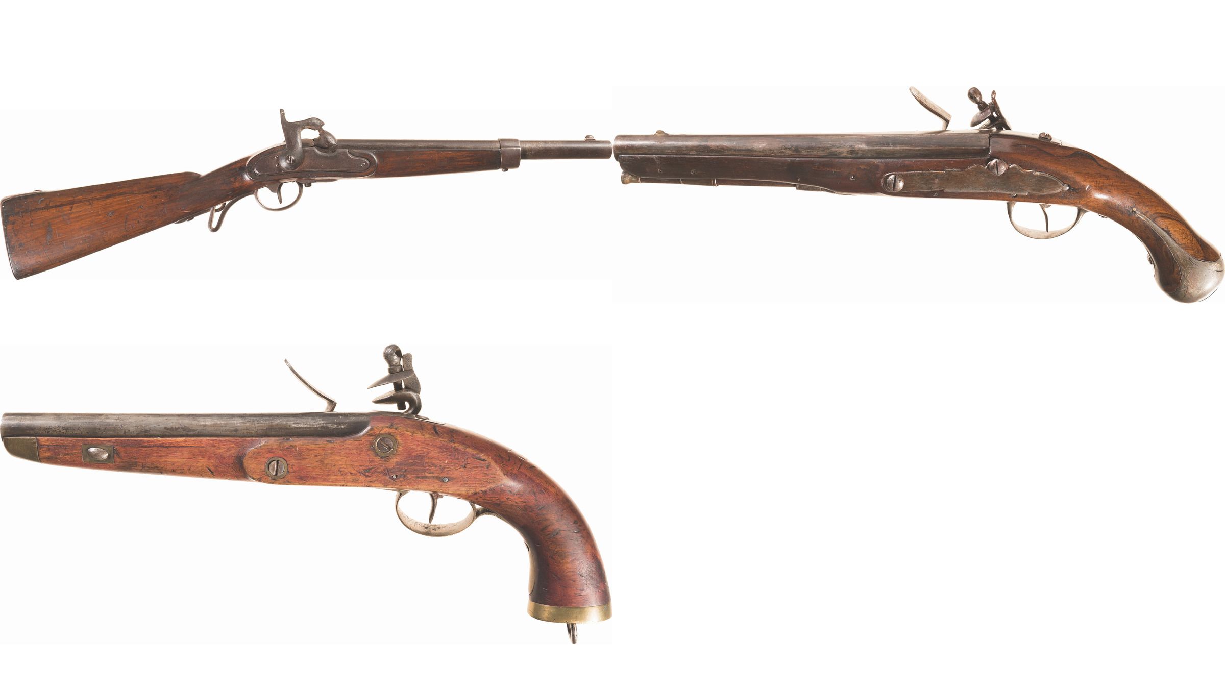 Three Antique Muzzle Loading Firearms | Rock Island Auction