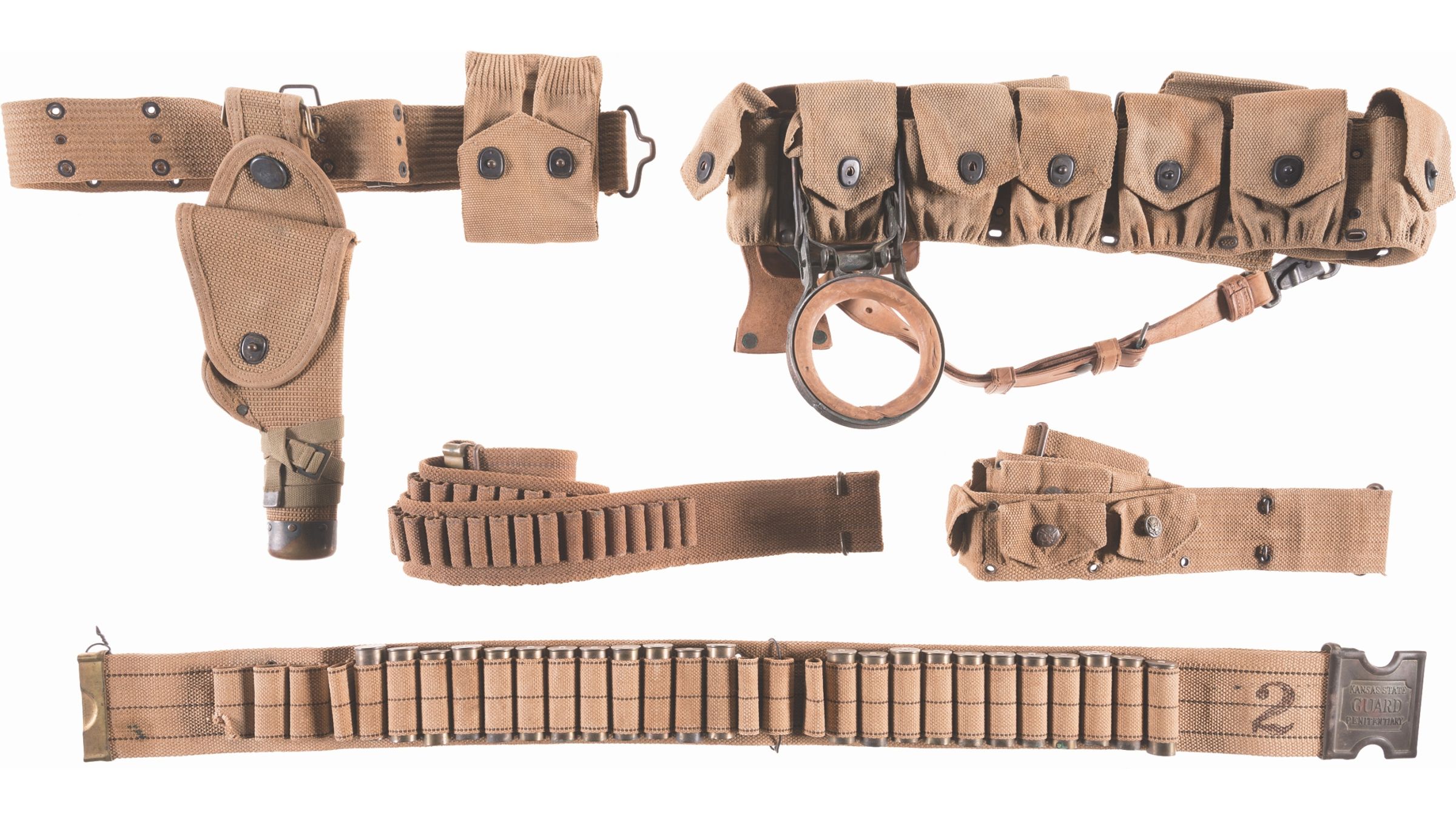 Grouping of Mills Spanish-American War Era Belts and Holsters | Rock ...