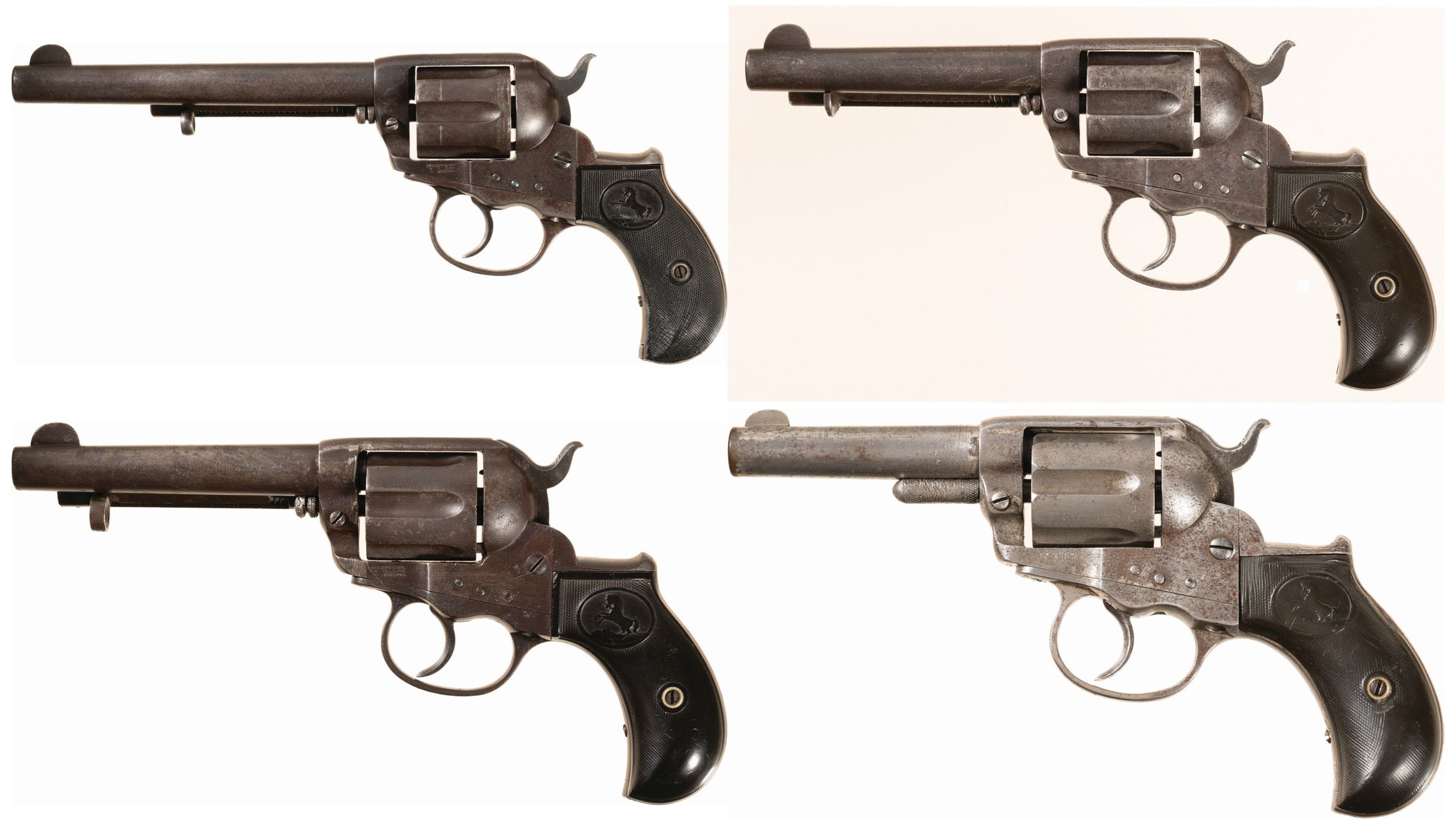 Four Colt Model 1877 Double Action Revolvers | Rock Island Auction