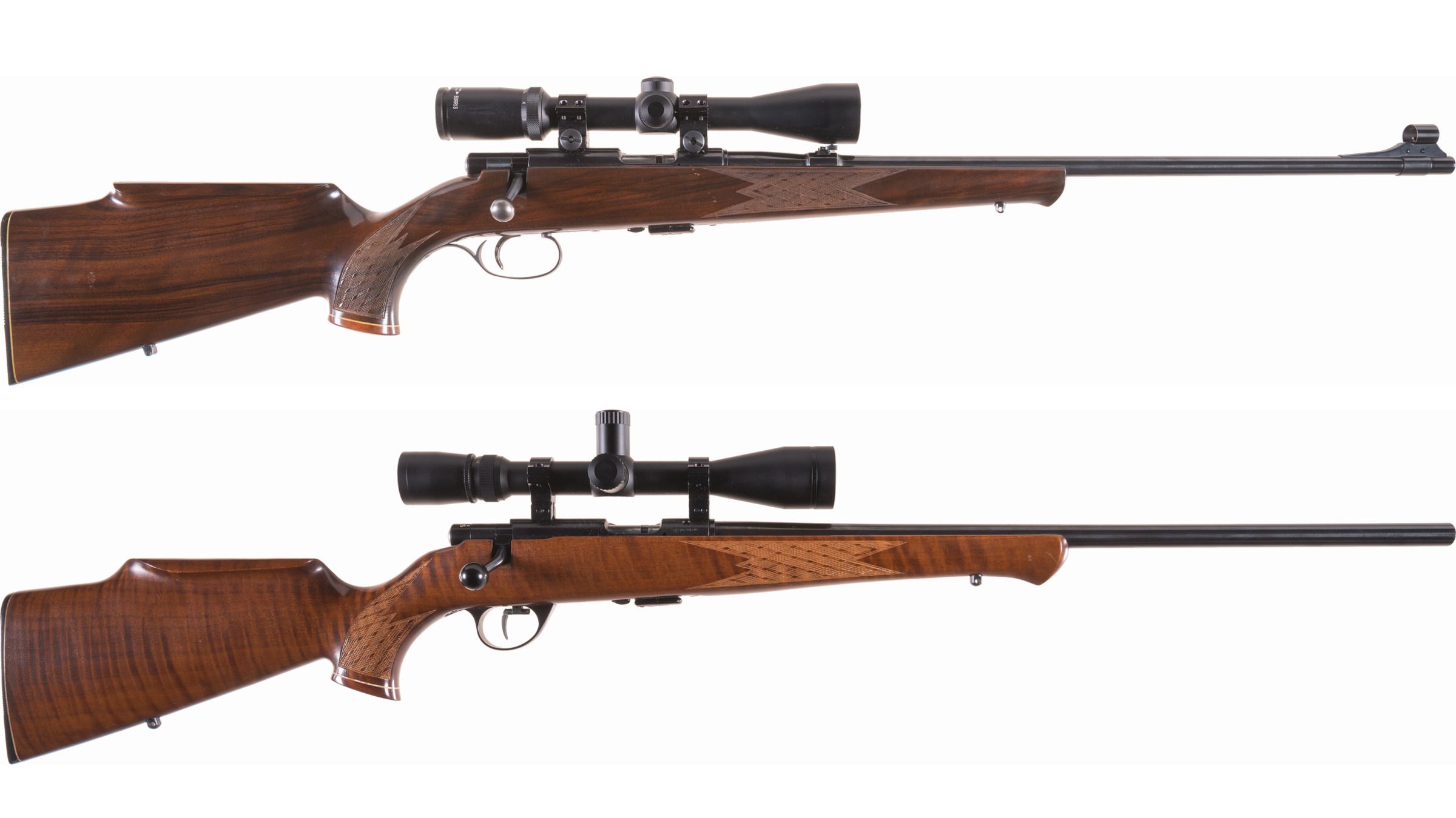 Two Scoped Bolt Action Sporting Rifles | Rock Island Auction