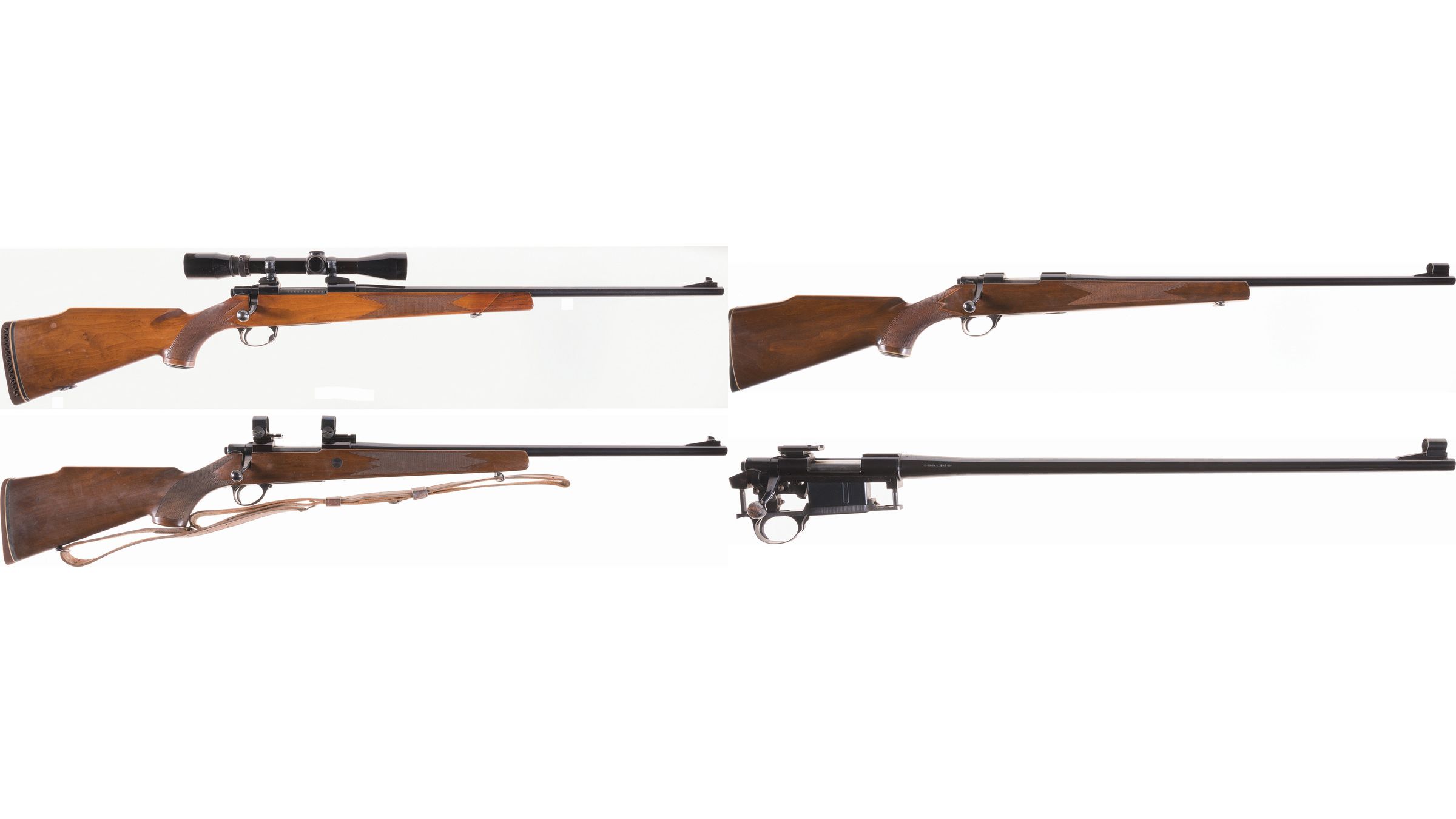 Three Sako Bolt Action Rifles and a Barreled Action | Rock Island Auction