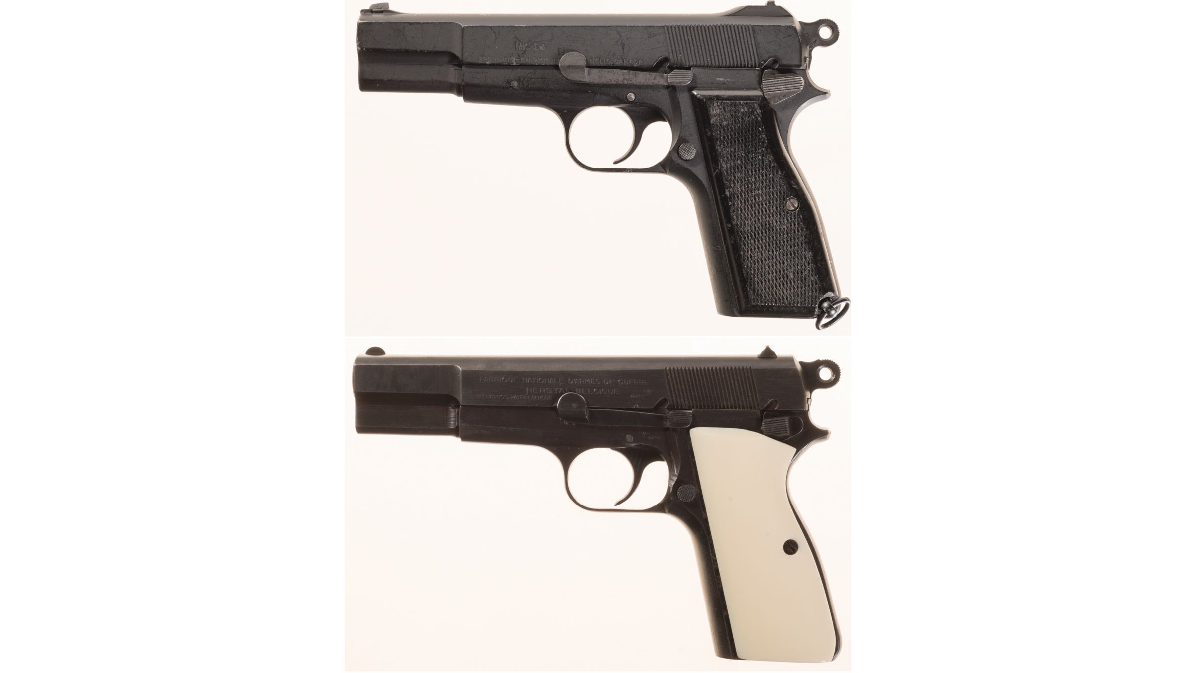 Two Military High Power Semi-Automatic Pistols | Rock Island Auction
