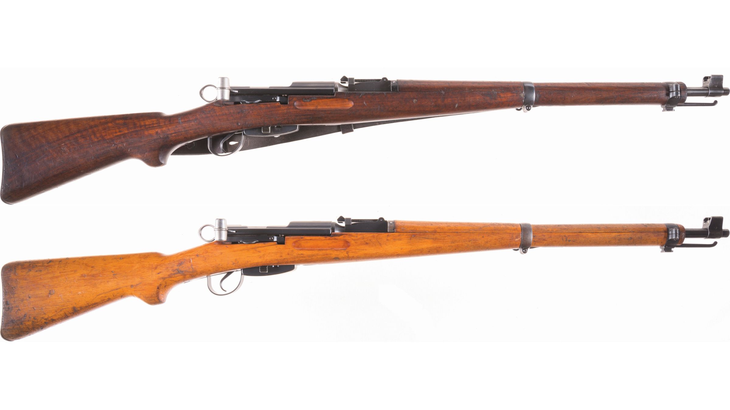 Two Swiss K31 Straight Pull Bolt Action Rifles | Rock Island Auction
