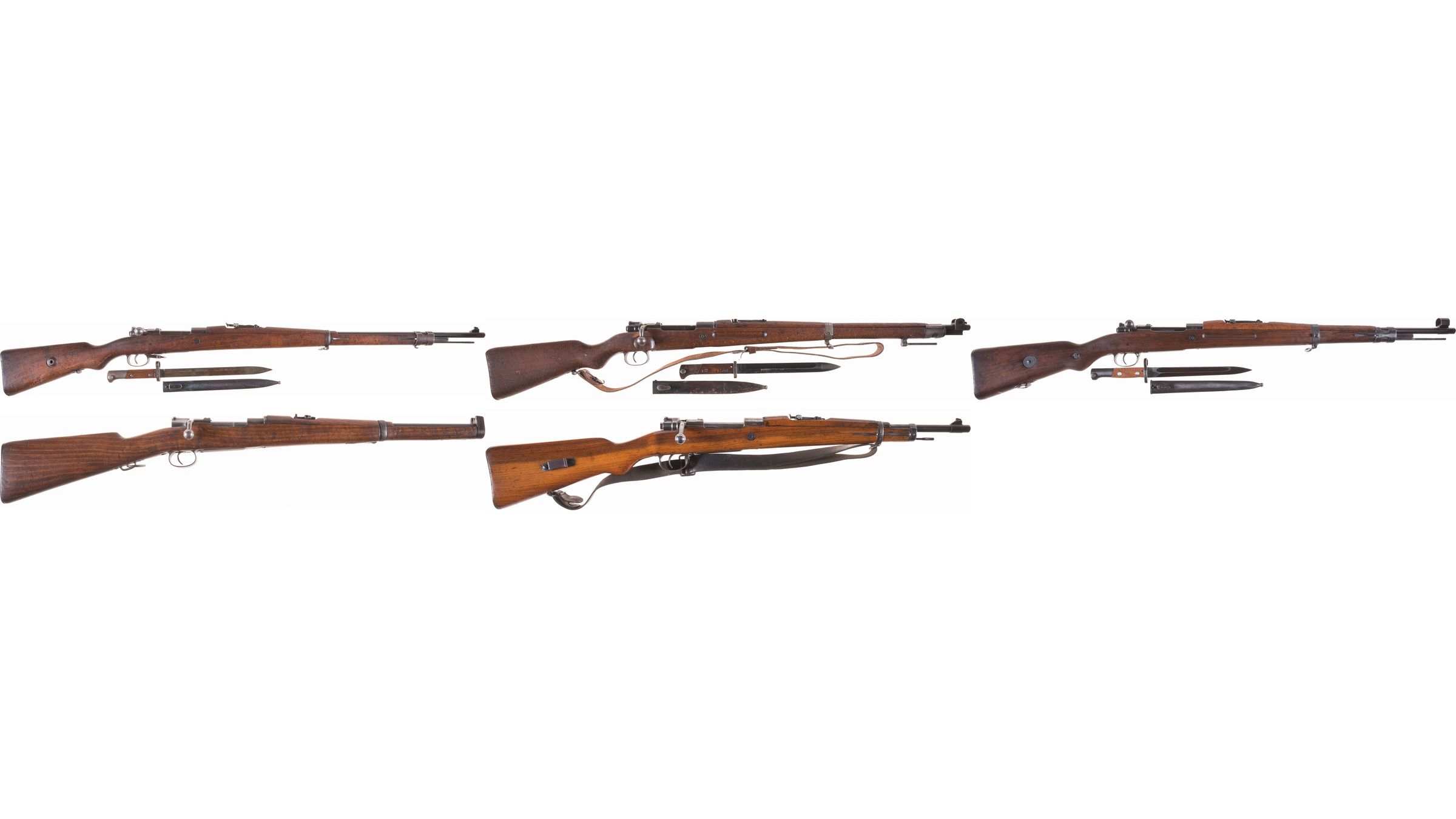 Five European Military Bolt Action Rifles | Rock Island Auction