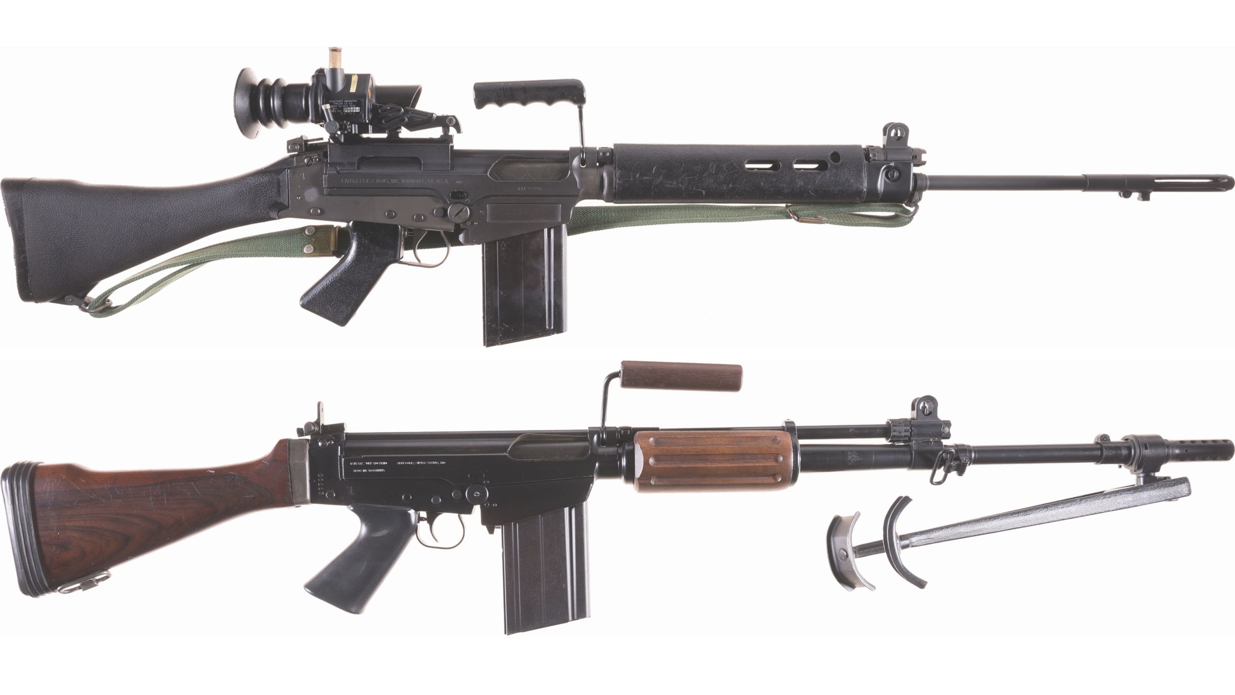 Two FAL Pattern Semi-Automatic Rifles | Rock Island Auction