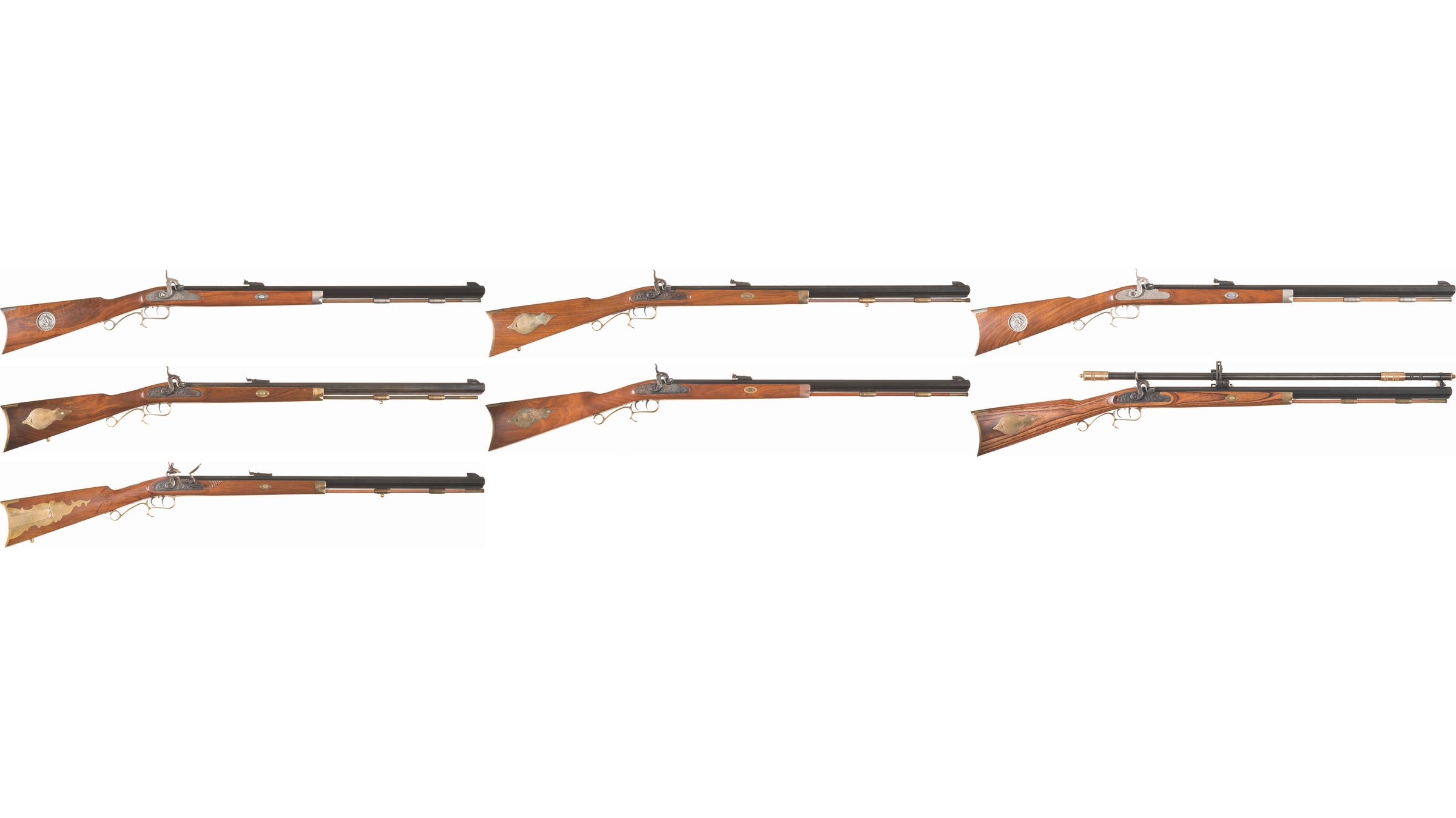 Seven Thompson Center Arms Blackpowder Rifles | Rock Island Auction